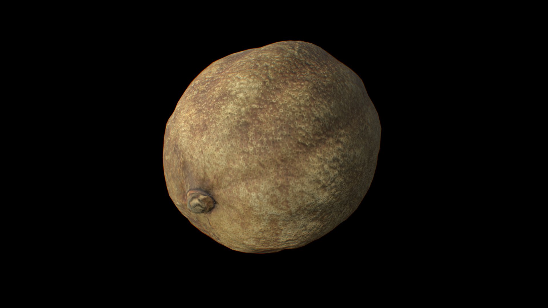 Lemon (dry lemon -low poly) - Download Free 3D model by Mikhail Antonov ...