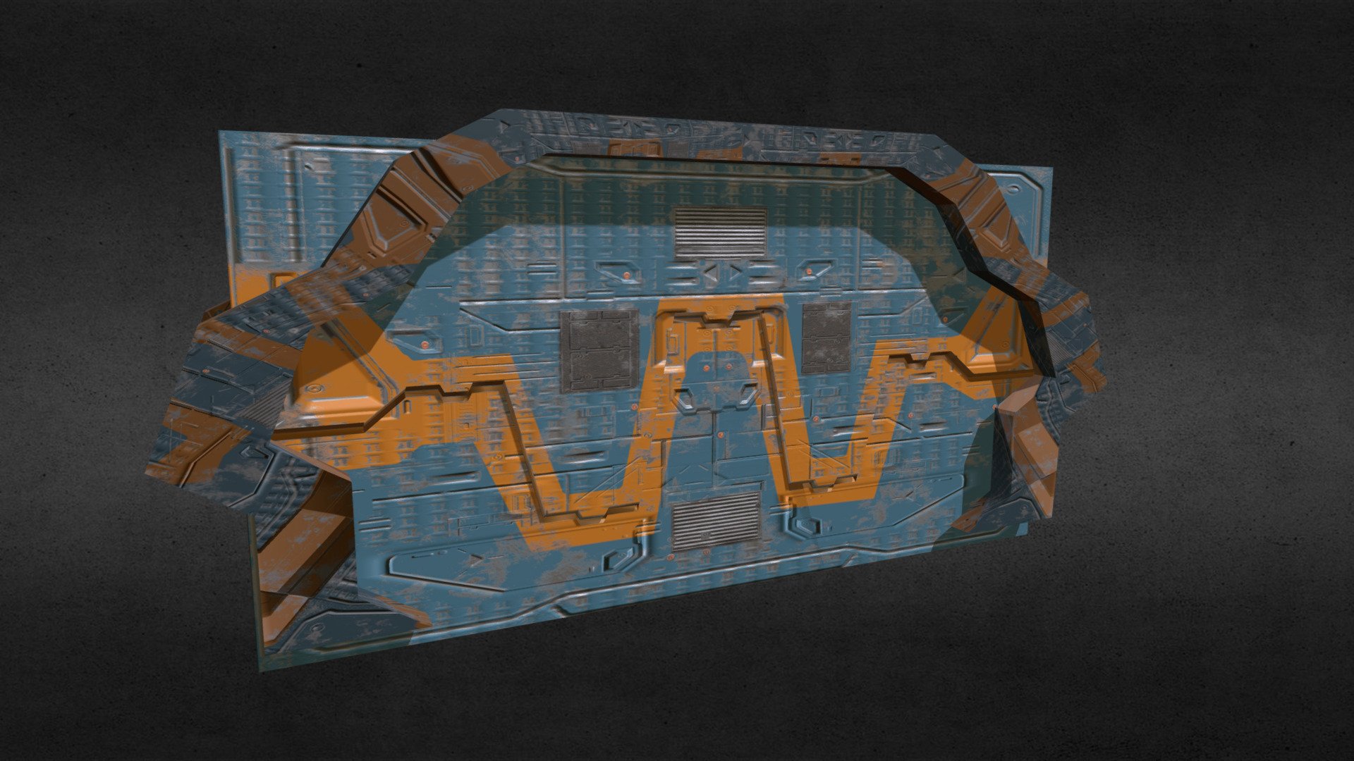 Big_DOOR_New - 3D model by nafla4 [9e13cce] - Sketchfab