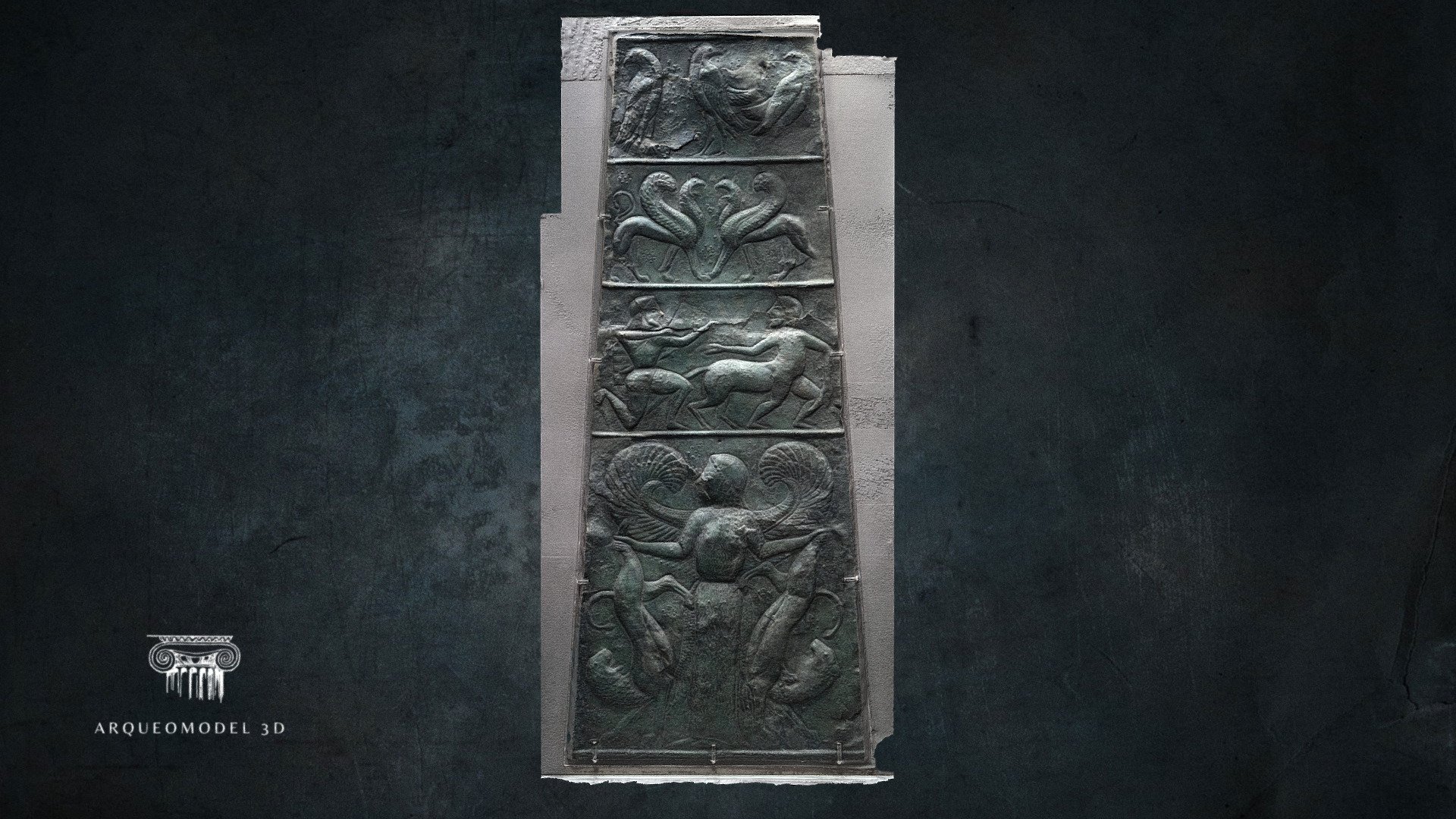 Bronze Panels | National Arch. Museum Athens - 3D model by ...