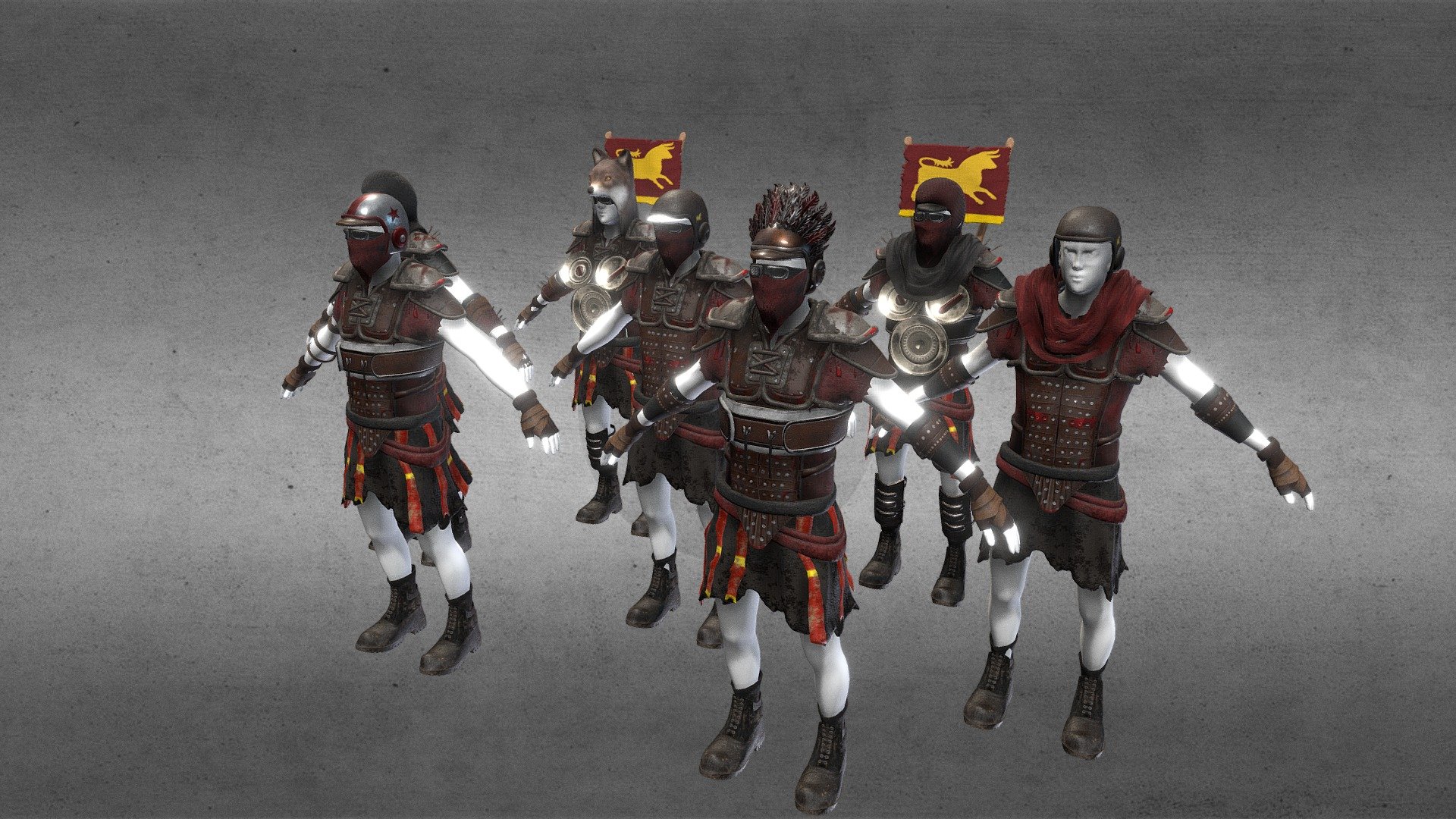 legion soldiers (fallout) - 3D model by mister_monopoly [9e15304 ...