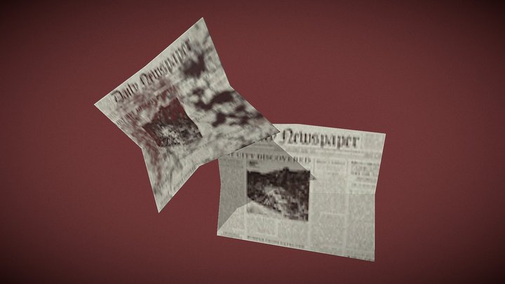 Newspaper 3D models - Sketchfab