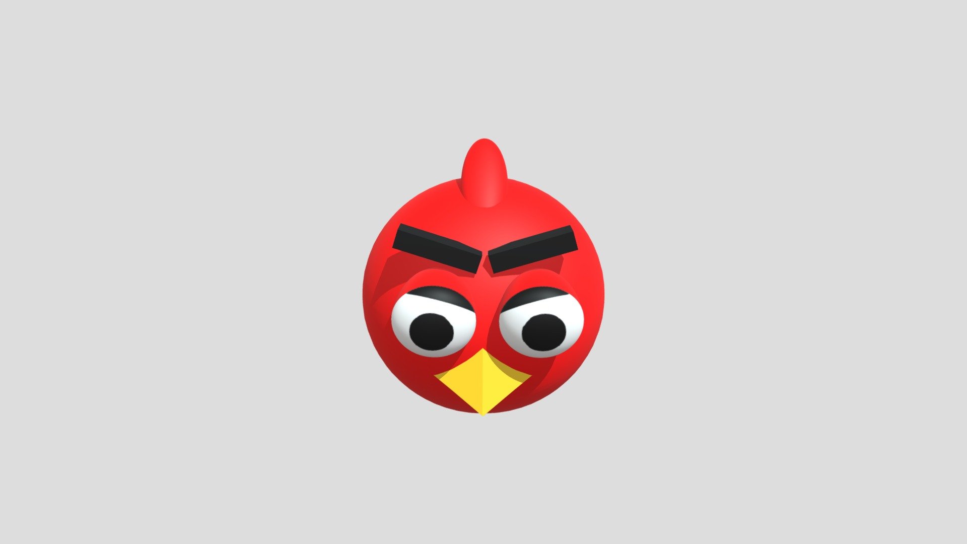 FunVideoTV Red Bird - Download Free 3D model by Quan studios ...