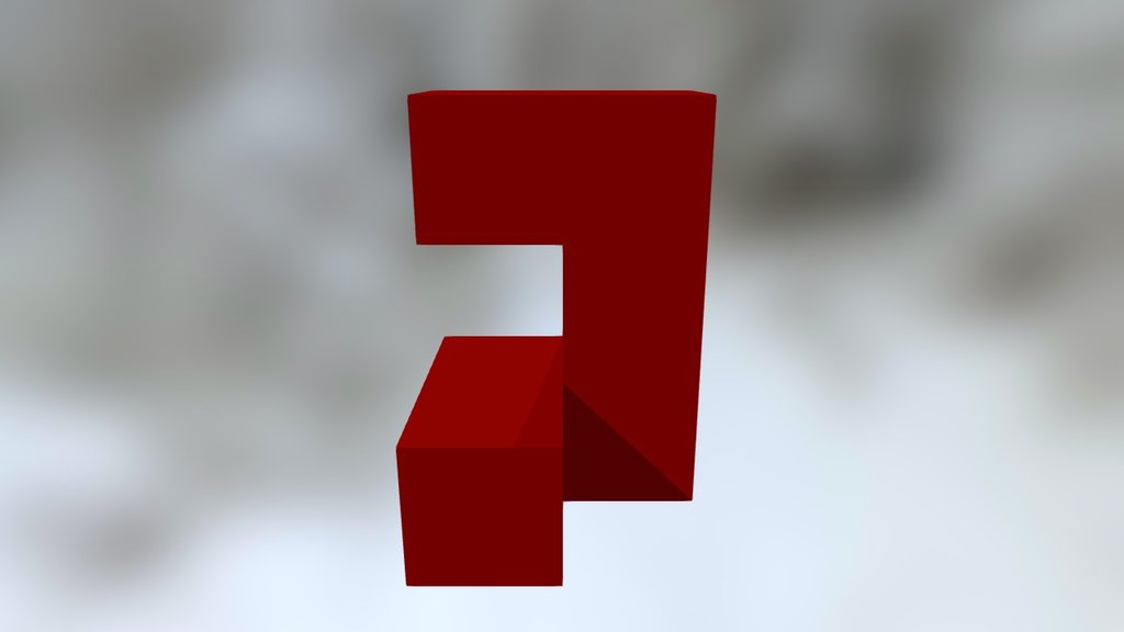Puzzle Cube Red Part - 3D model by sreddy9 [9e1733e] - Sketchfab