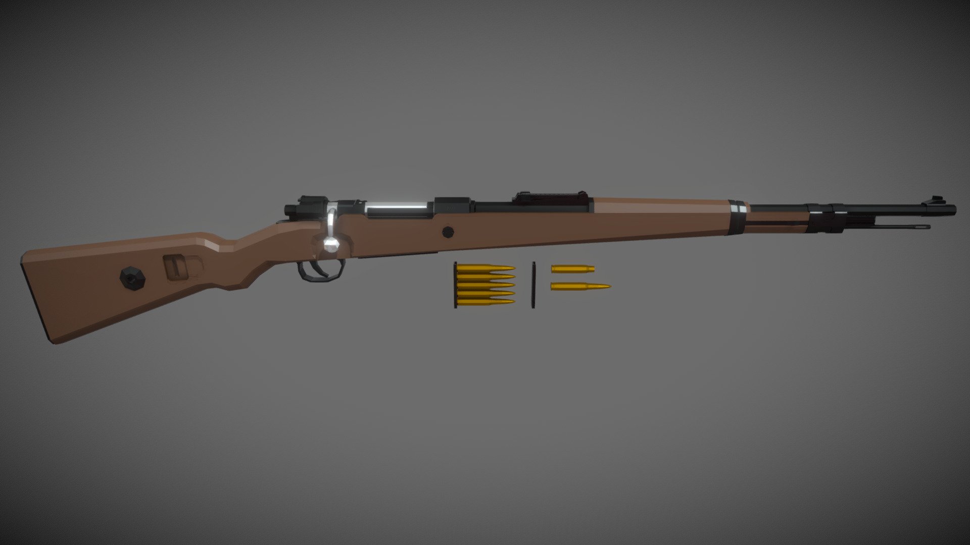 low-poly Kar98k (Mauser Karabiner 98k) - Download Free 3D model by D_U (@DU1701) [9e17d39 ...