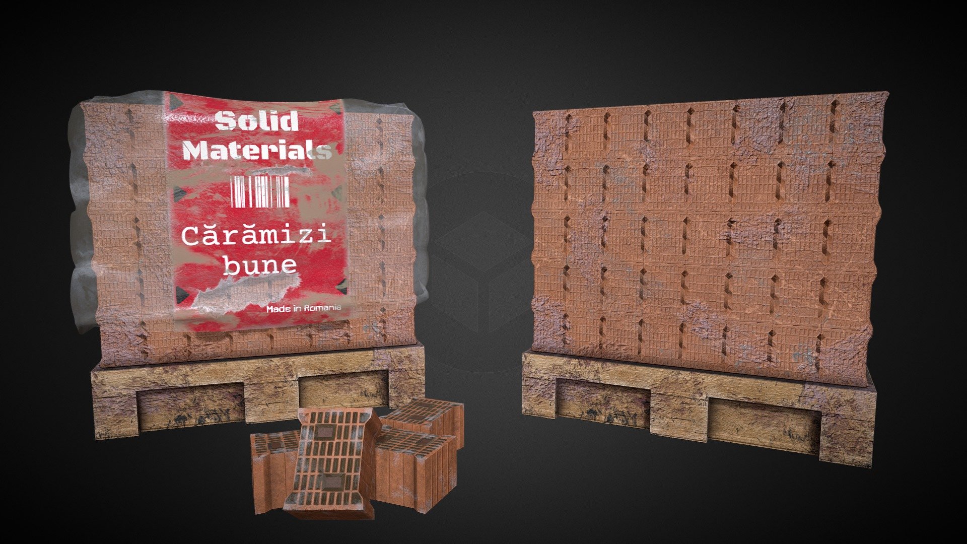 gameready PBR Bricks - 3D model by berti_buchsbaum [9e18768] - Sketchfab