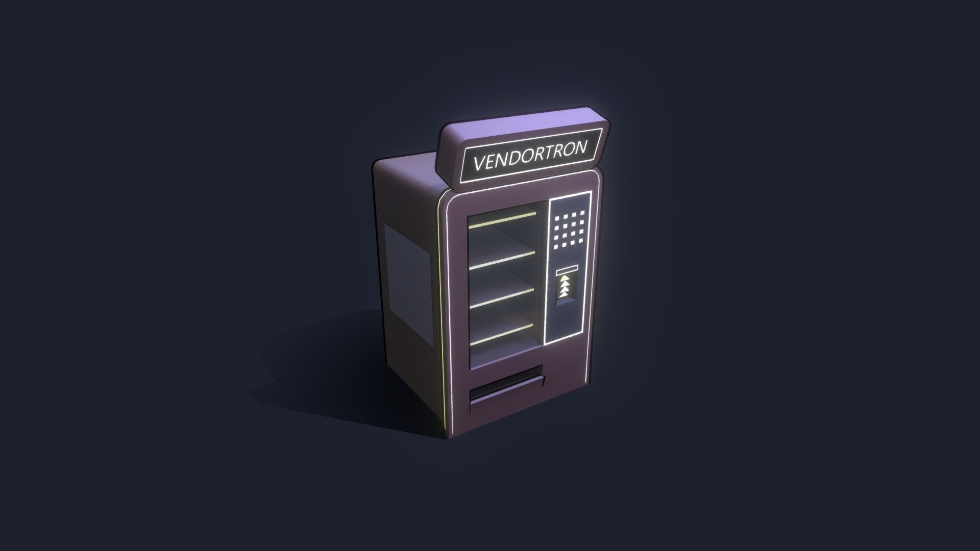 Vending Machine Futuristic | Generic - Buy Royalty Free 3D model by ...