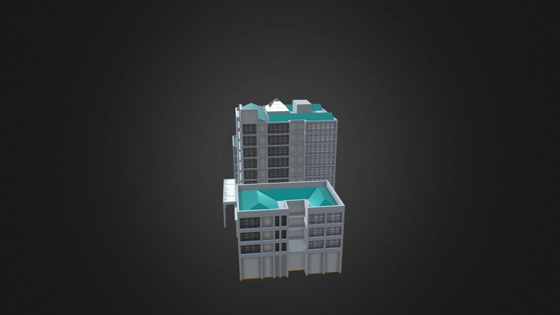 Tòa nhà điều hành CTU - 3D model by Thai Anh (@huynhngocthaianh ...