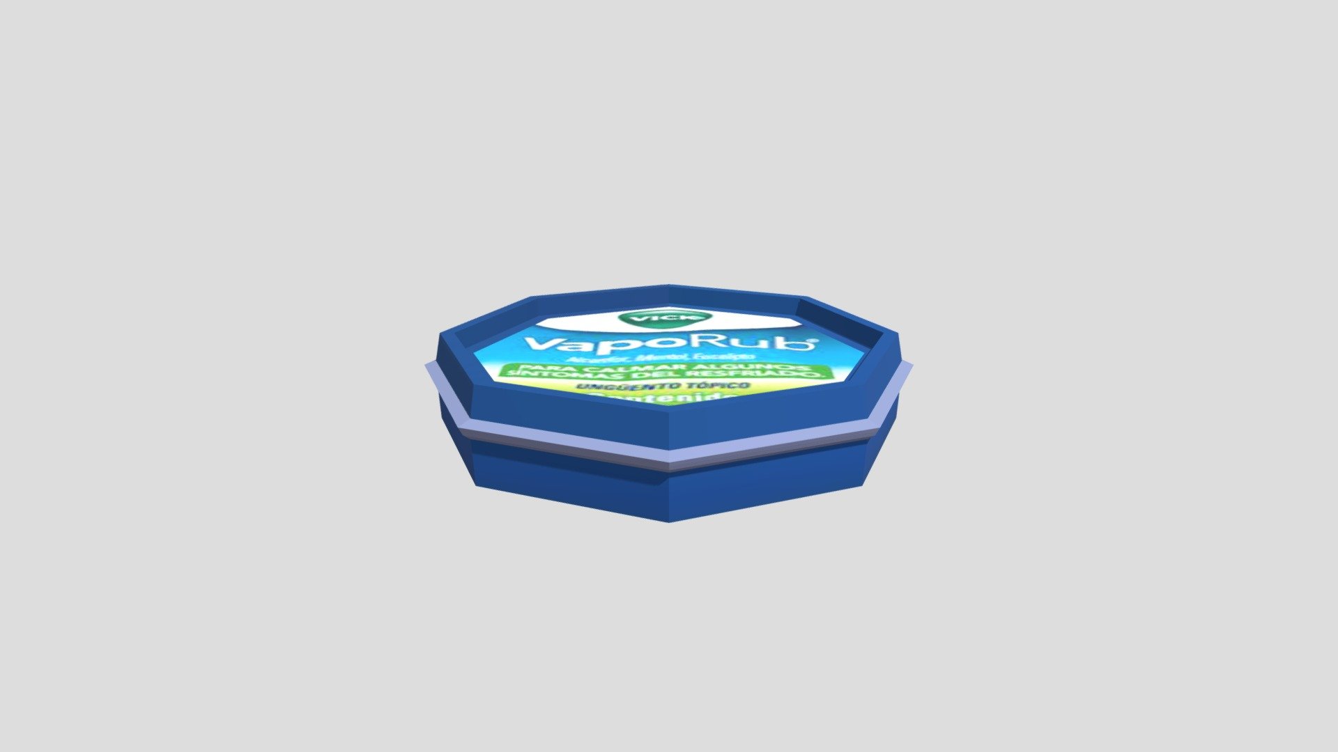 Vick Vaporub(bajo poligono) - Download Free 3D model by KeriNon ...