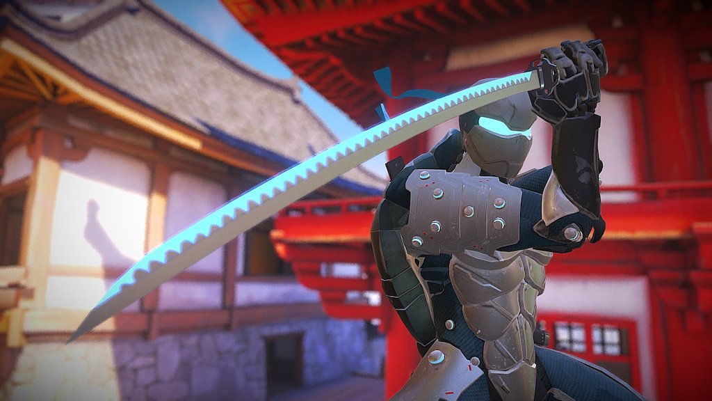 Genji: Ninja Turtle Skin - 3D model by Kambeto [9e1a713] - Sketchfab