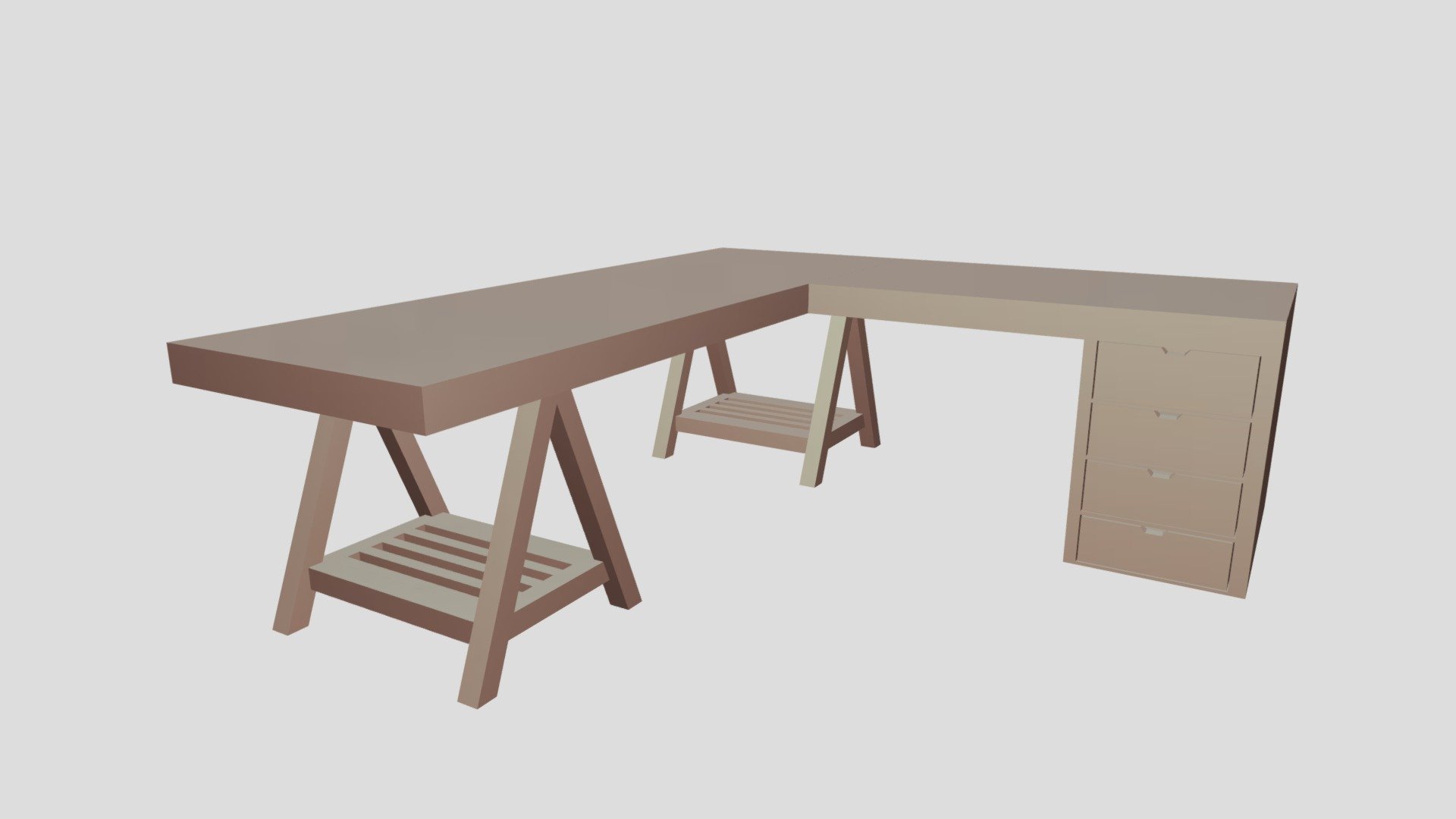 Simple table concept - Download Free 3D model by Bharata (@ghast.yk ...