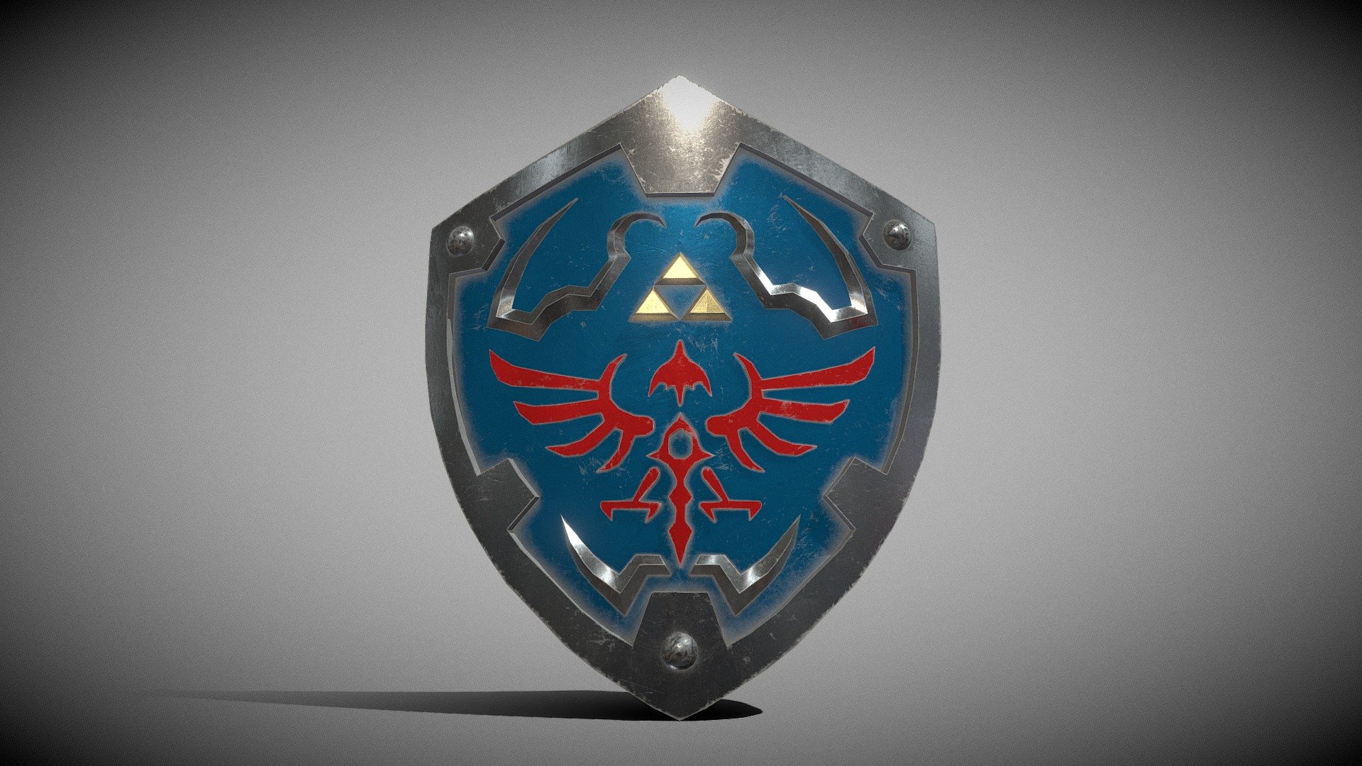 Hylian Shield - Link - 3D model by GGalicia [9e1f8c3] - Sketchfab