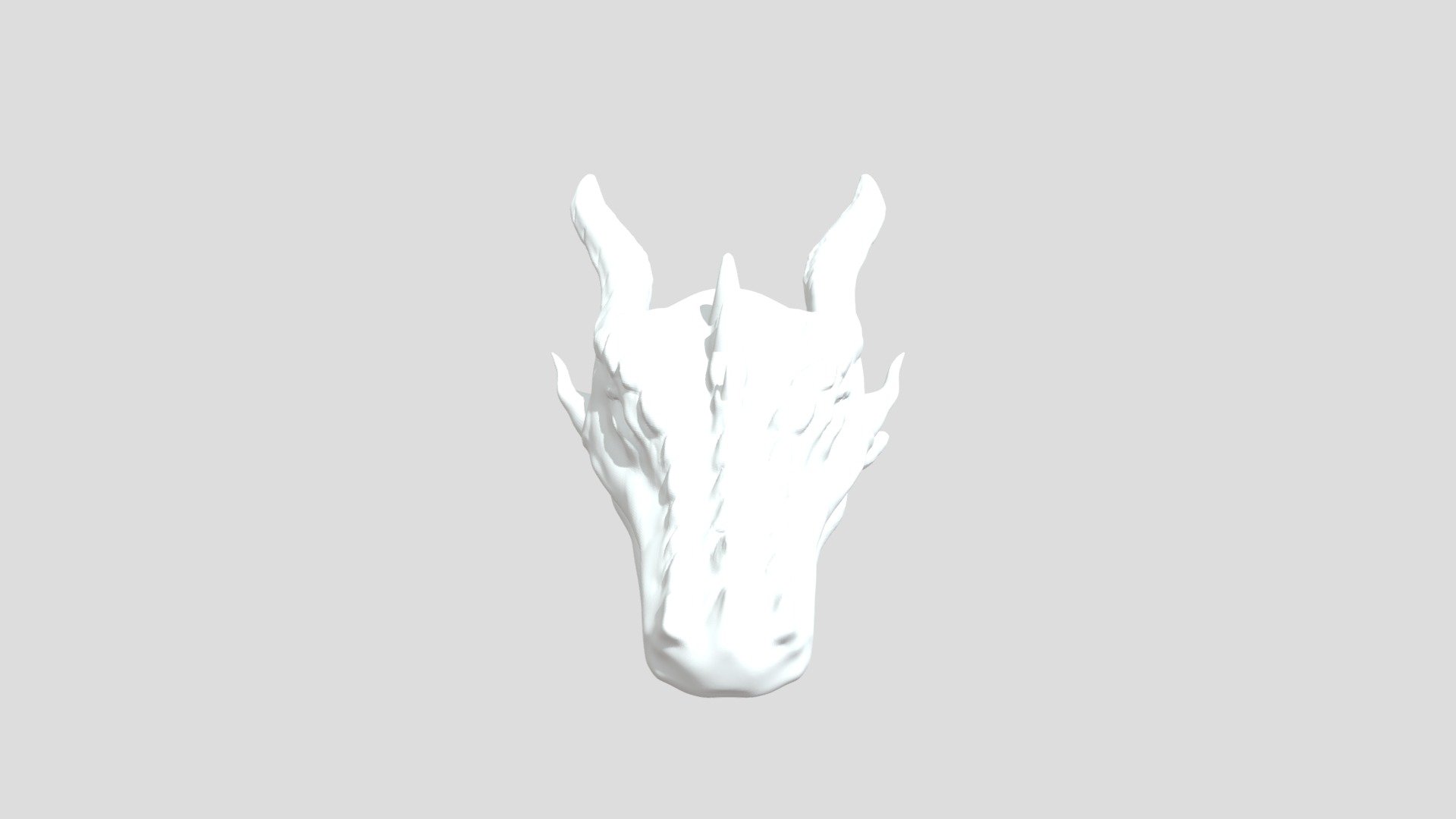 Dragon Head Sculpt - Download Free 3D model by frederic.lai [9e1f906 ...
