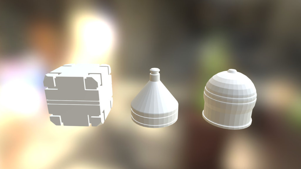 3 Objects - Download Free 3D model by Der_RX [9e2106d] - Sketchfab