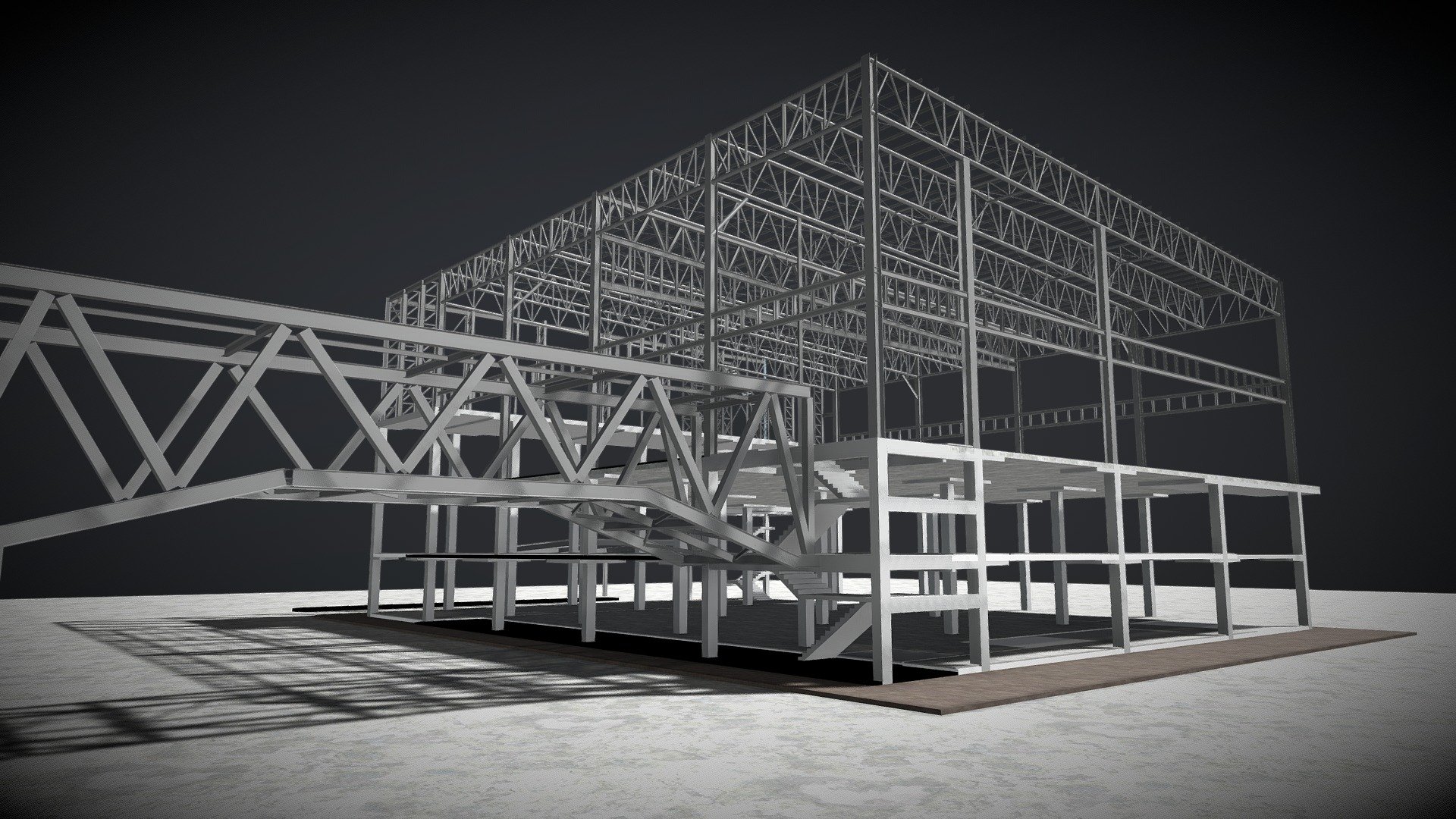 Building structure 2304 - Buy Royalty Free 3D model by Jinda ...