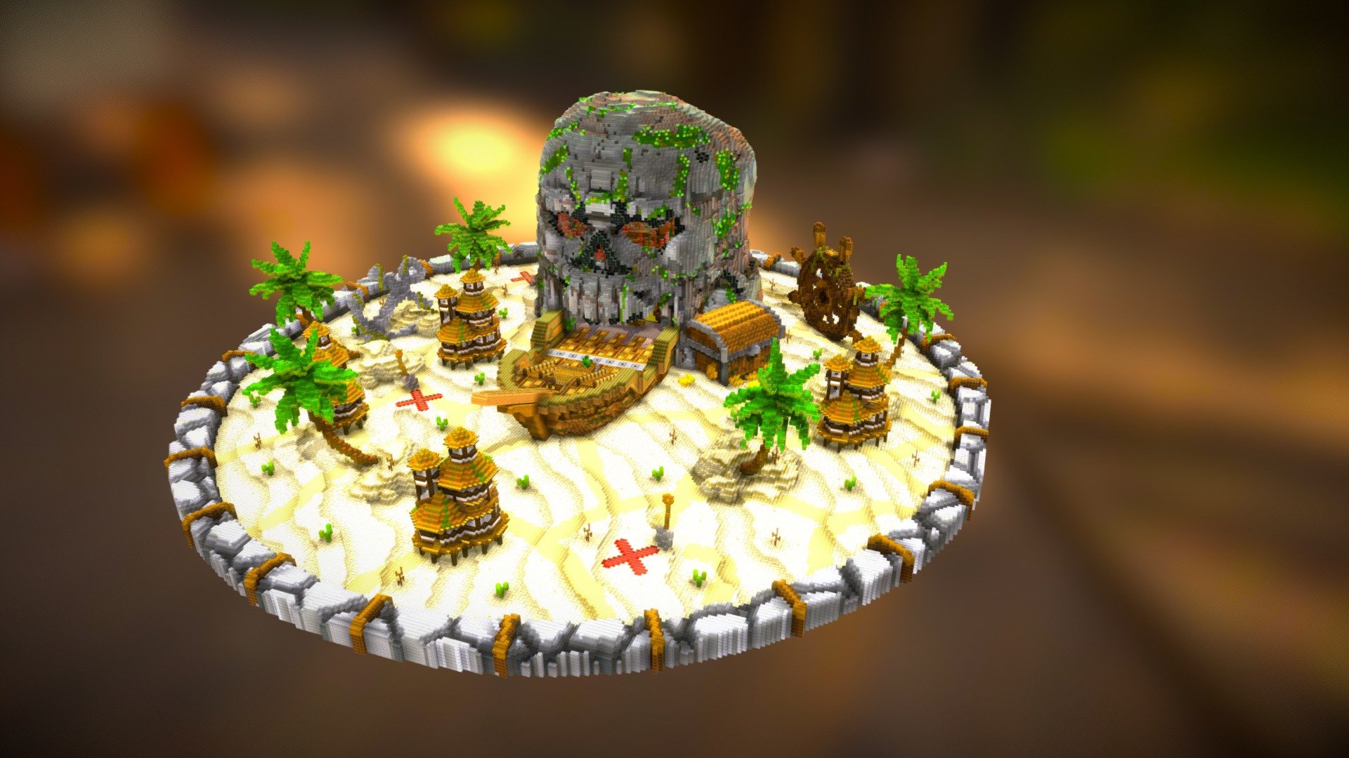 PvP Arena - Skull - 300x300 rend - 3D model by StormBlock (@grgicmateo ...