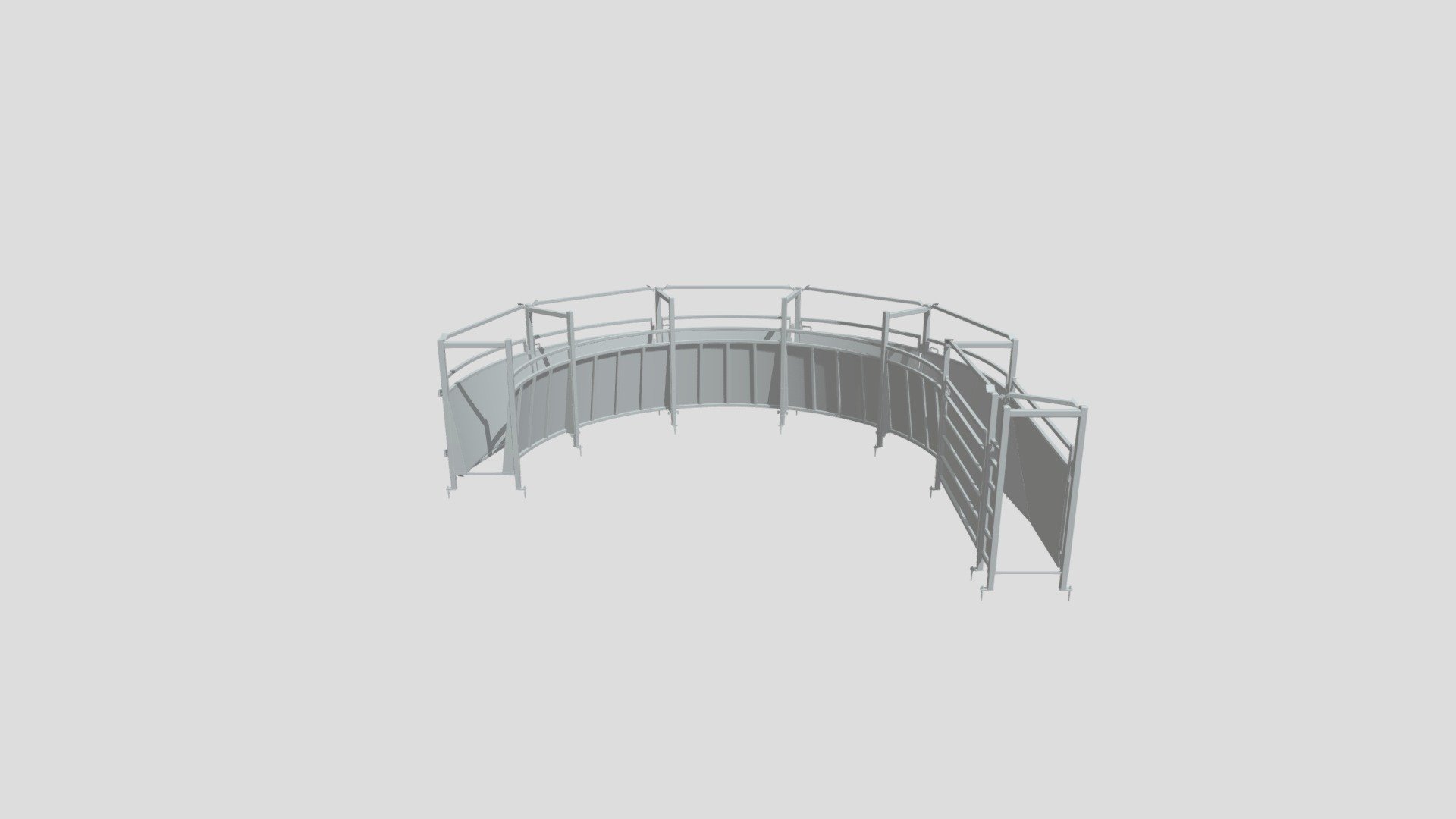 Vee Profile Curved Lane - 3D model by Thompson Longhorn ...