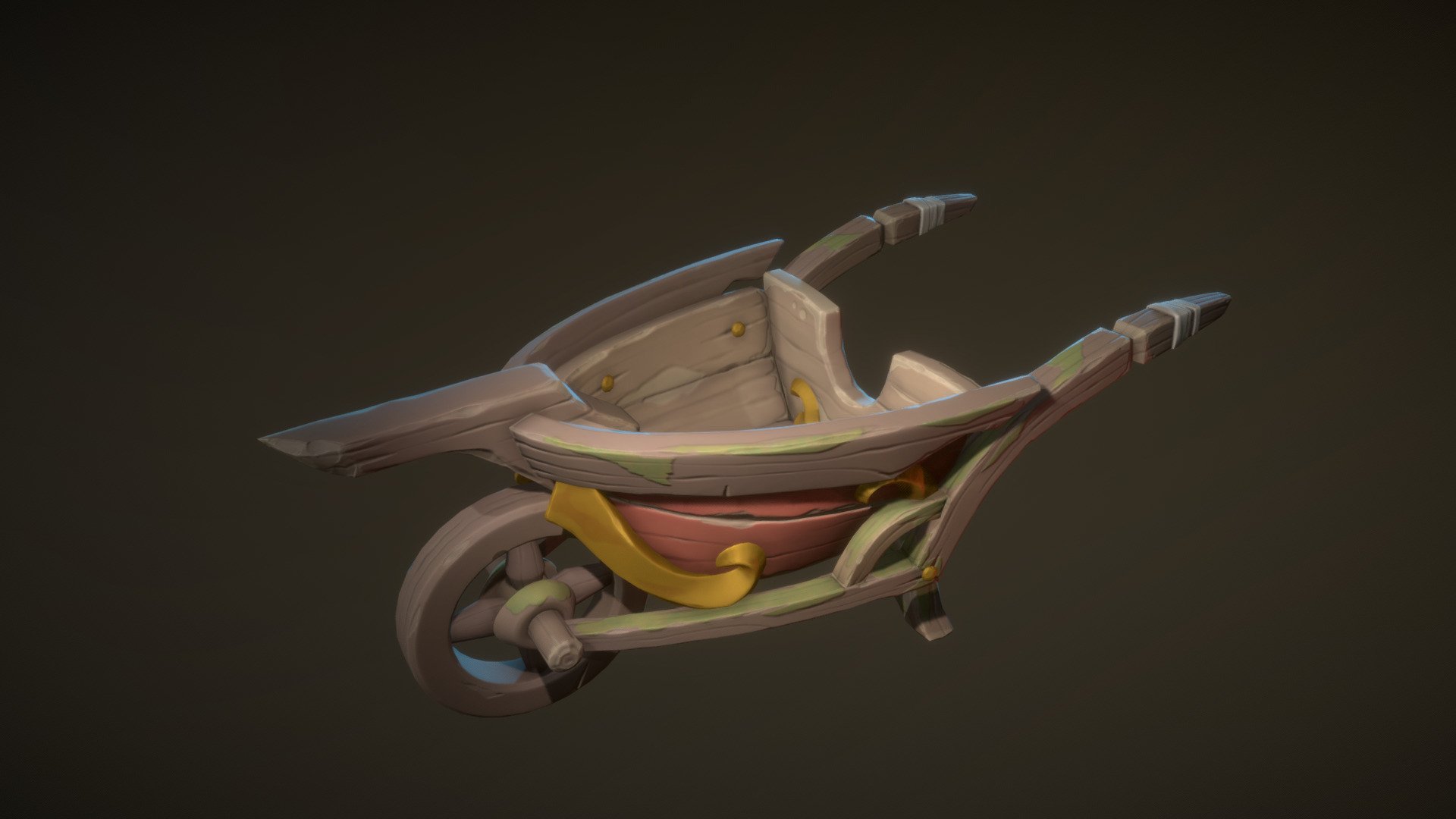Stylized Barrow - 3D model by riceart [9e25ca2] - Sketchfab