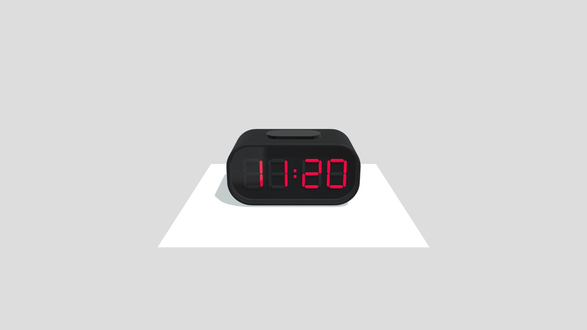 digi clock - Download Free 3D model by arsennicghost [9e262c2] - Sketchfab