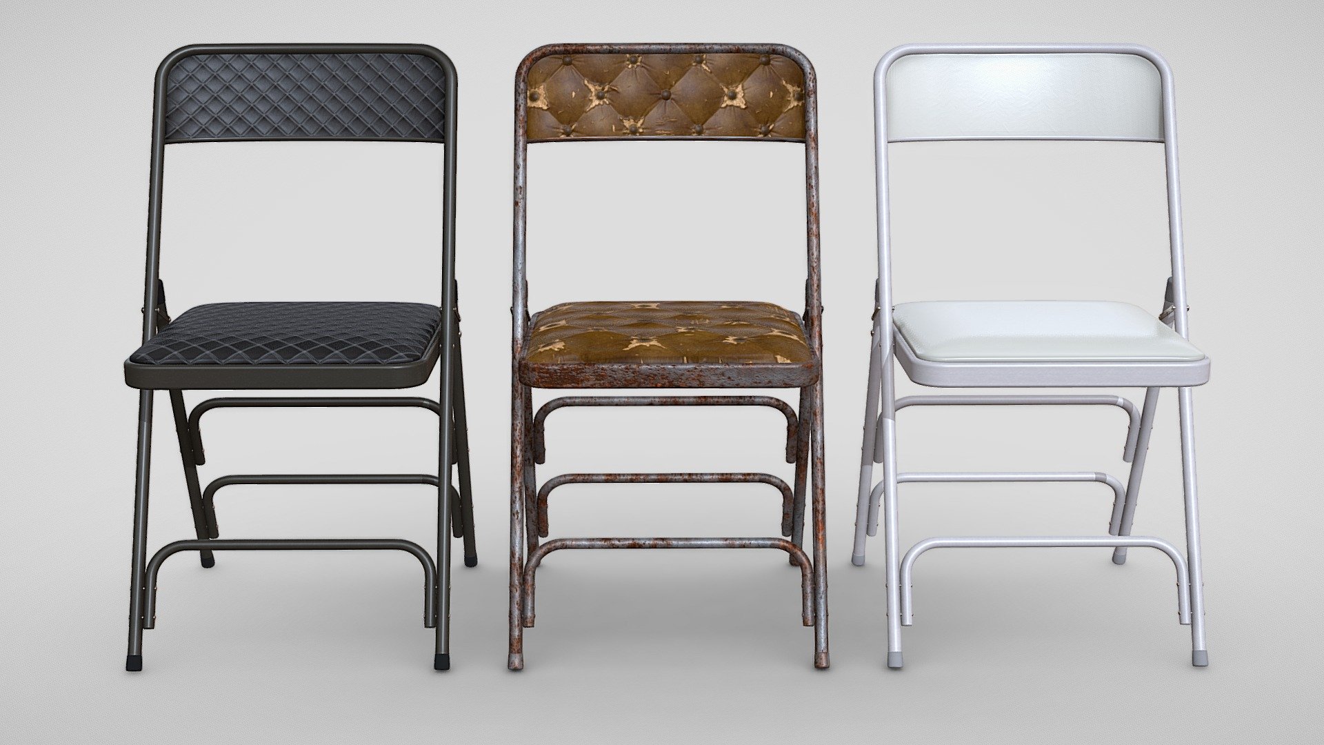 Folding Chair Pack02 - Buy Royalty Free 3D model by 3Dee (@mellydeeis ...