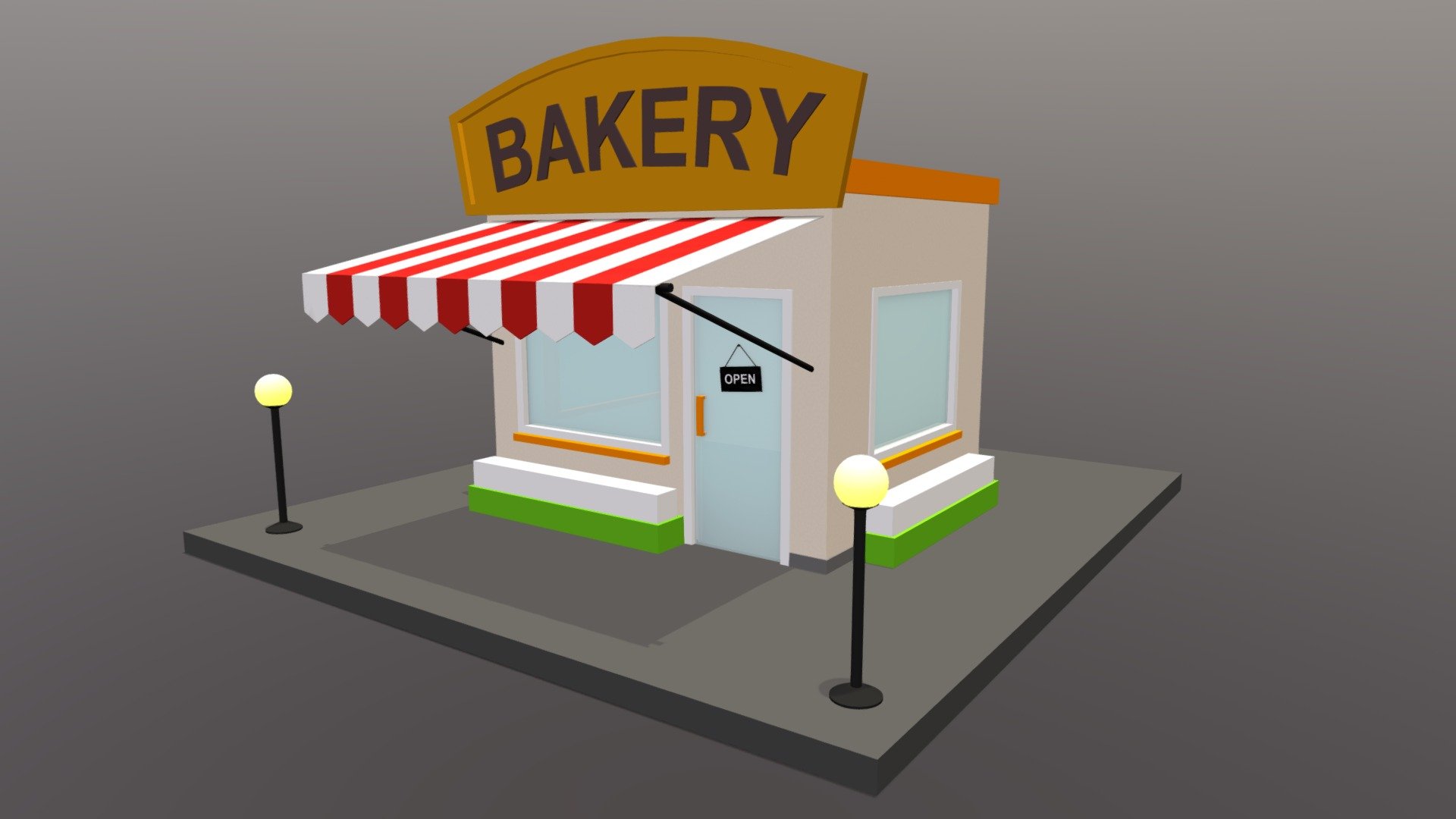 Bakery Shop - Download Free 3D model by Vivify Productions ...