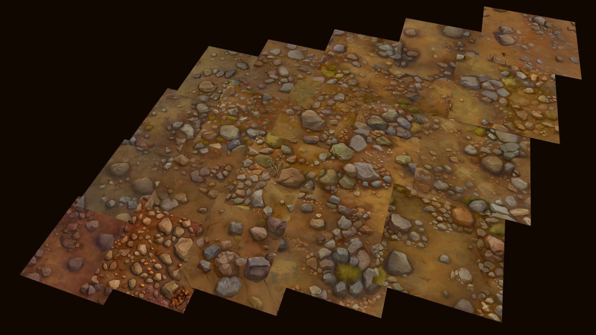 Ground: Earth & Rocks 20 TEXTURES (Handpaint) #2 - Buy Royalty Free 3D ...