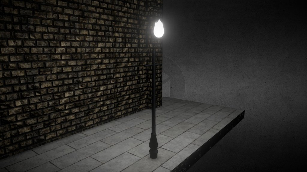Postlamp 'Pearl' - 3D model by StephieJirsak (@EmhJa) [9e2dfc1] - Sketchfab