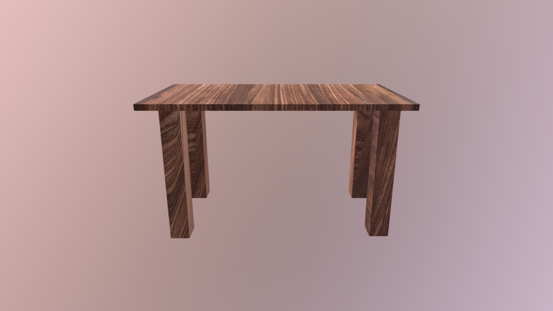 WoodTable - 3D model by rennsaki [9e2eb8d] - Sketchfab
