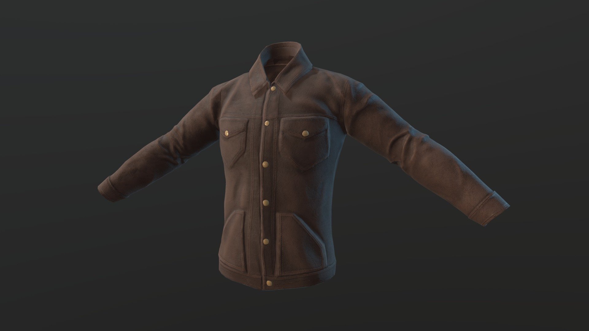 Game Resolution Player Jacket (School Project) - 3D model by Jericka ...