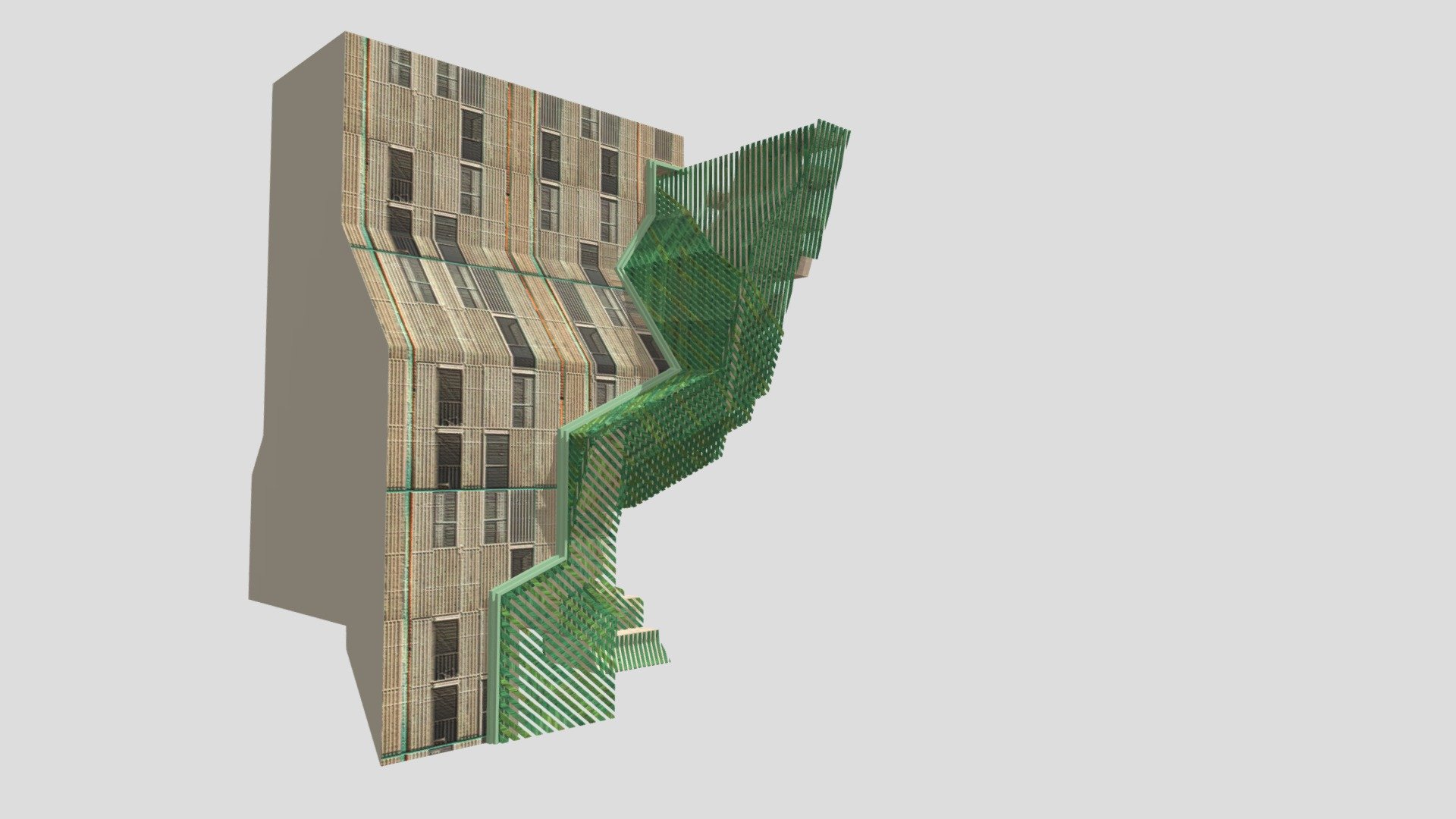 Massing - 3D model by dabellag [9e308ae] - Sketchfab