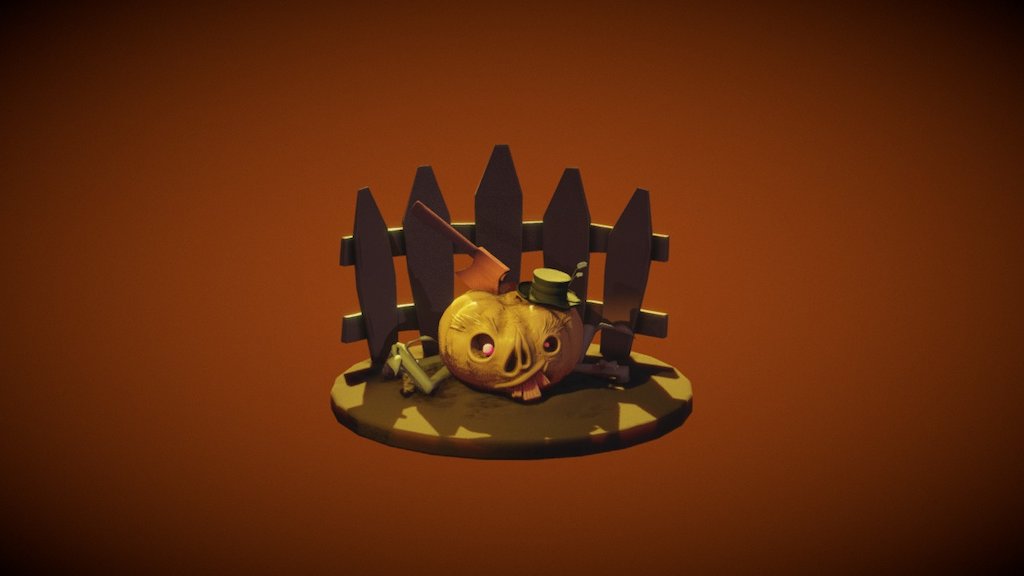 Pumpkin - 3D model by ilyushka [9e331ed] - Sketchfab
