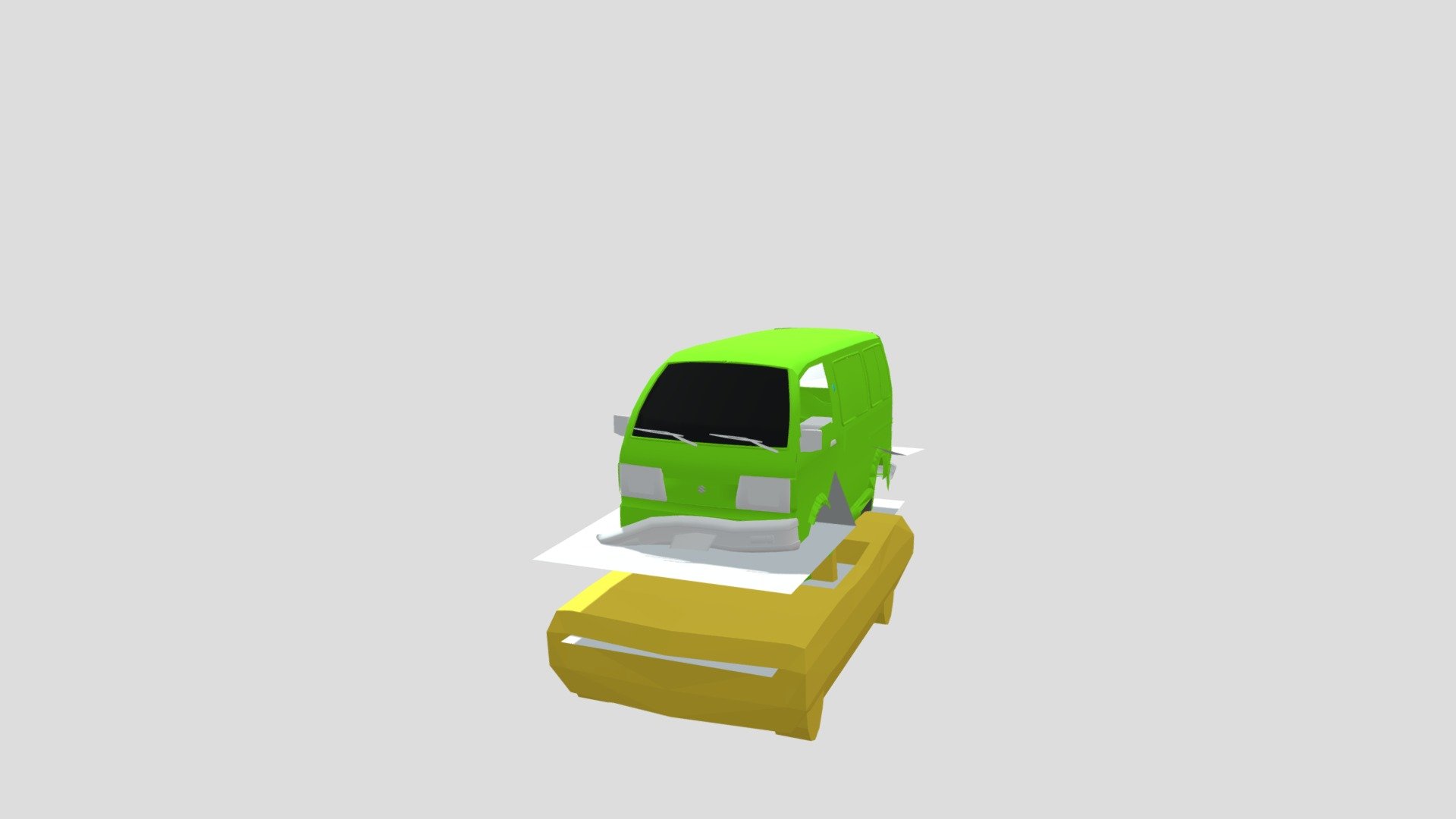 MARUTI OMNI 1999 MODEL MODIFIED - 3D model by Neil Ji ...