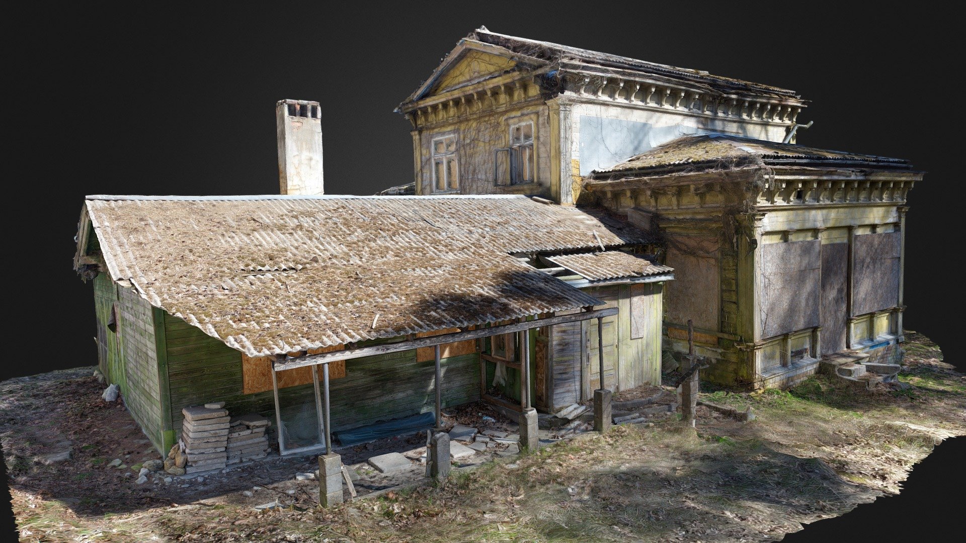 Old Abandoned Latvian Manor - Buy Royalty Free 3D model by Abandoned ...