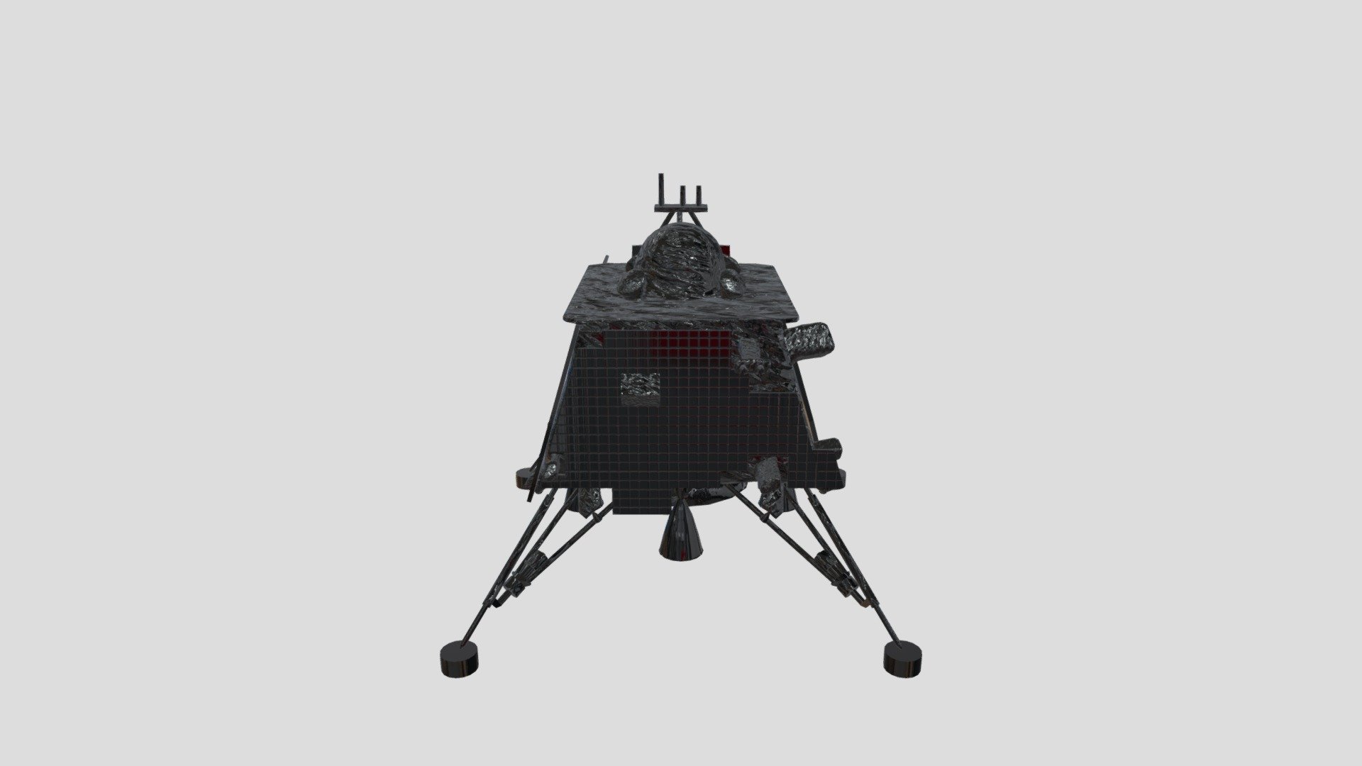 isro_chandrayyan-3_mission_lander_module_vikram - 3D model by meghraj ...
