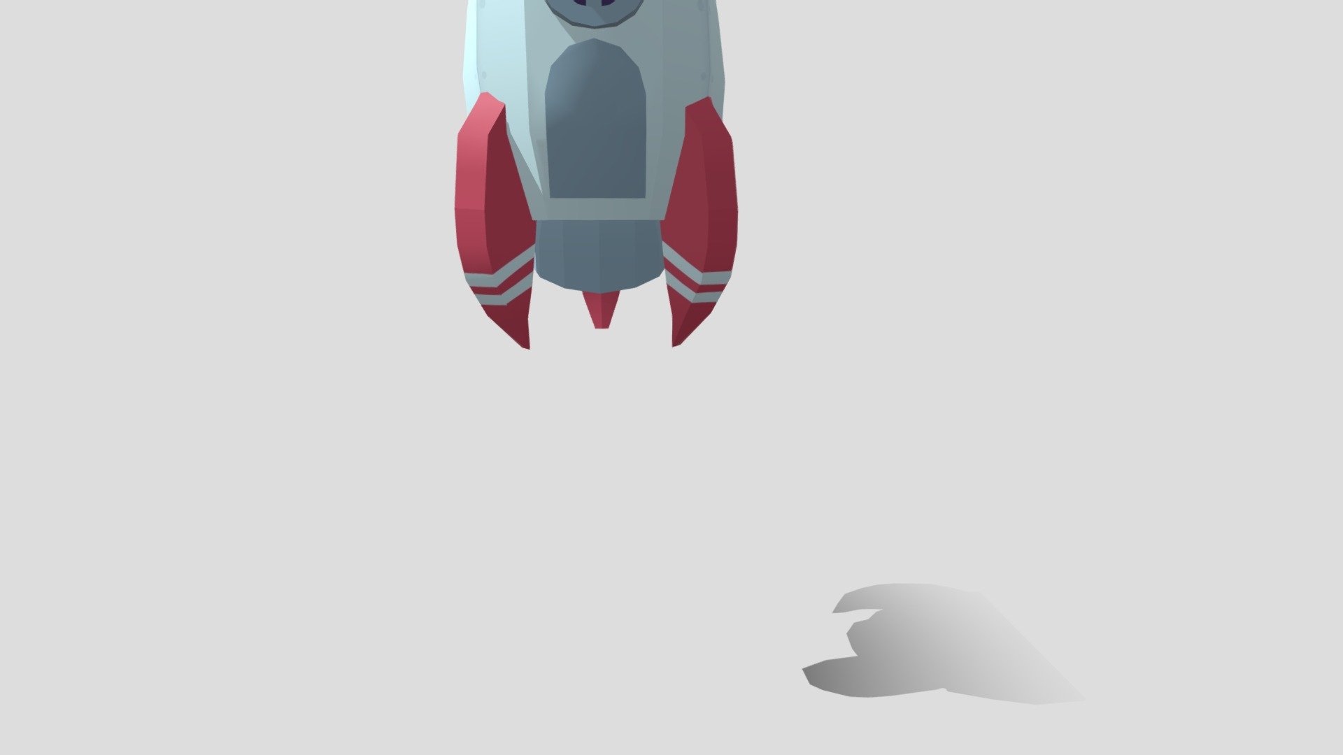 Rocket With an Opening Door - 3D model by 473party [9e35aac] - Sketchfab