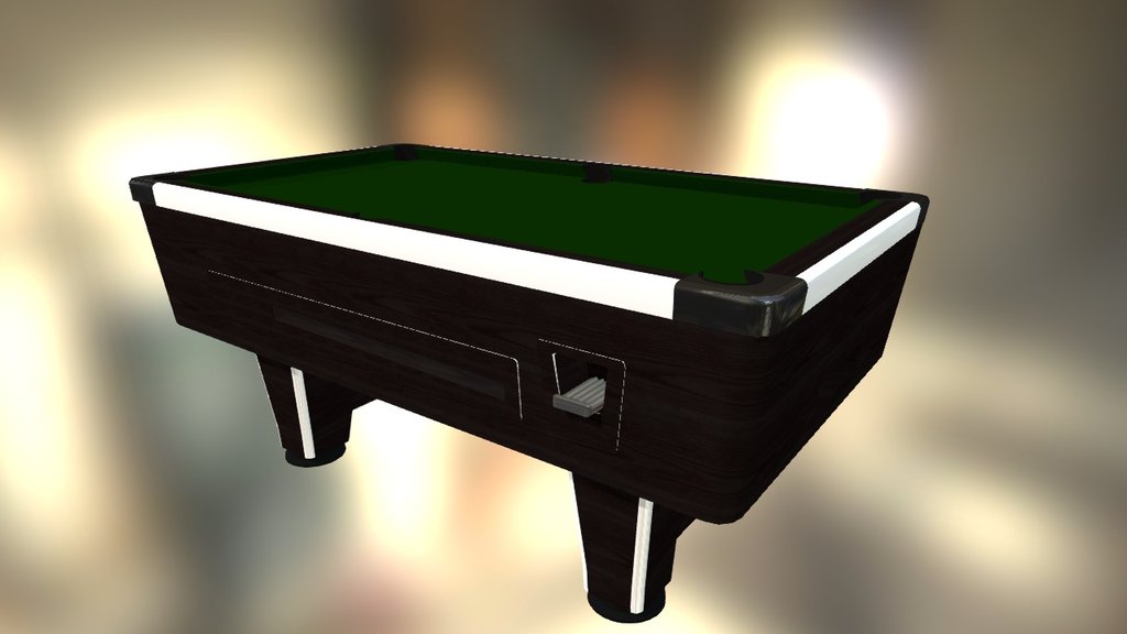 Billard - 3D model by Mykol [9e35f31] - Sketchfab