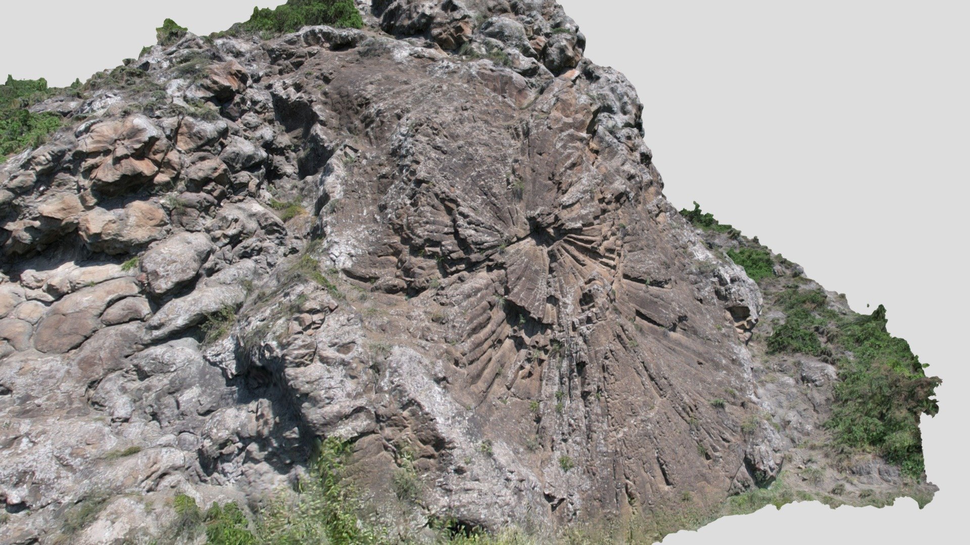 Basalt Radial Column - Outcrop - Download Free 3D model by Badri Gogia ...
