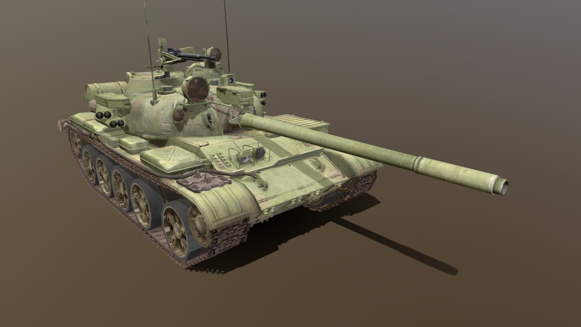 T-55AD - Download Free 3D model by 42manako [9e360e2] - Sketchfab