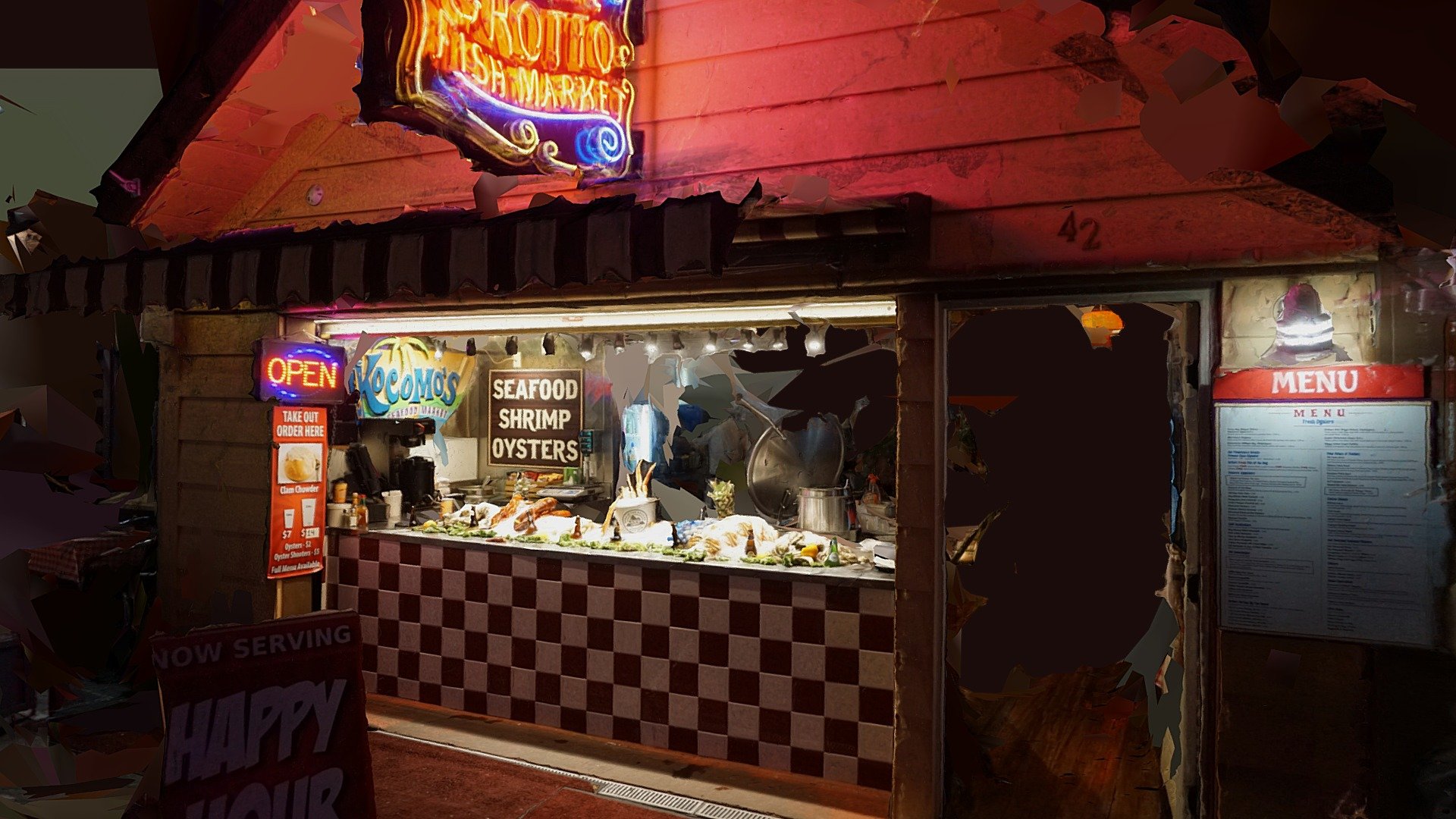 Grotto Fish Market - 3D model by John Toeppen (@toeppen) [9e38a12 ...