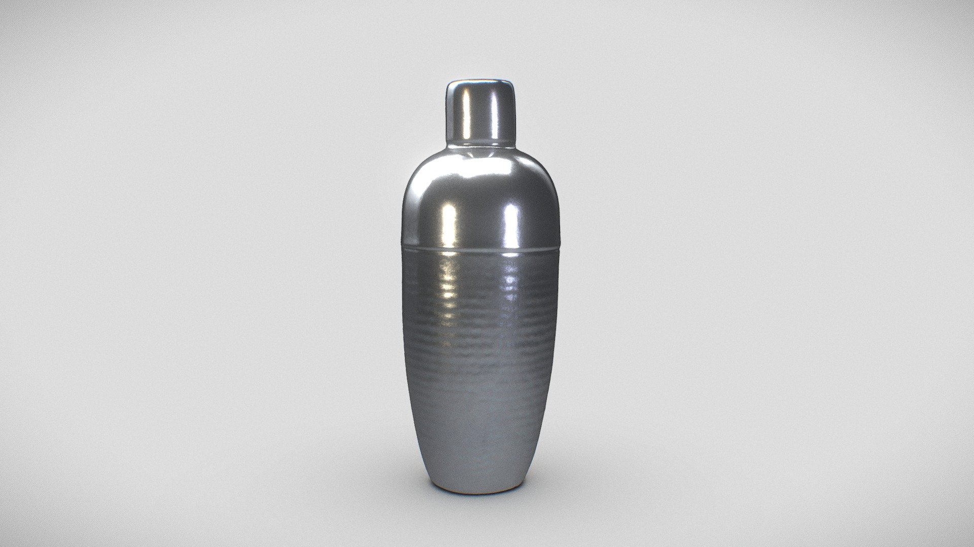 Graham Hammered Metal Cocktail Shaker - 3D model by Pulse Creative ...