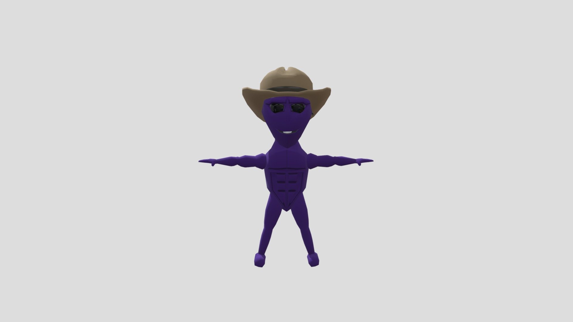 Cowboy Alien - 3D model by natanaellunac [9e395cb] - Sketchfab