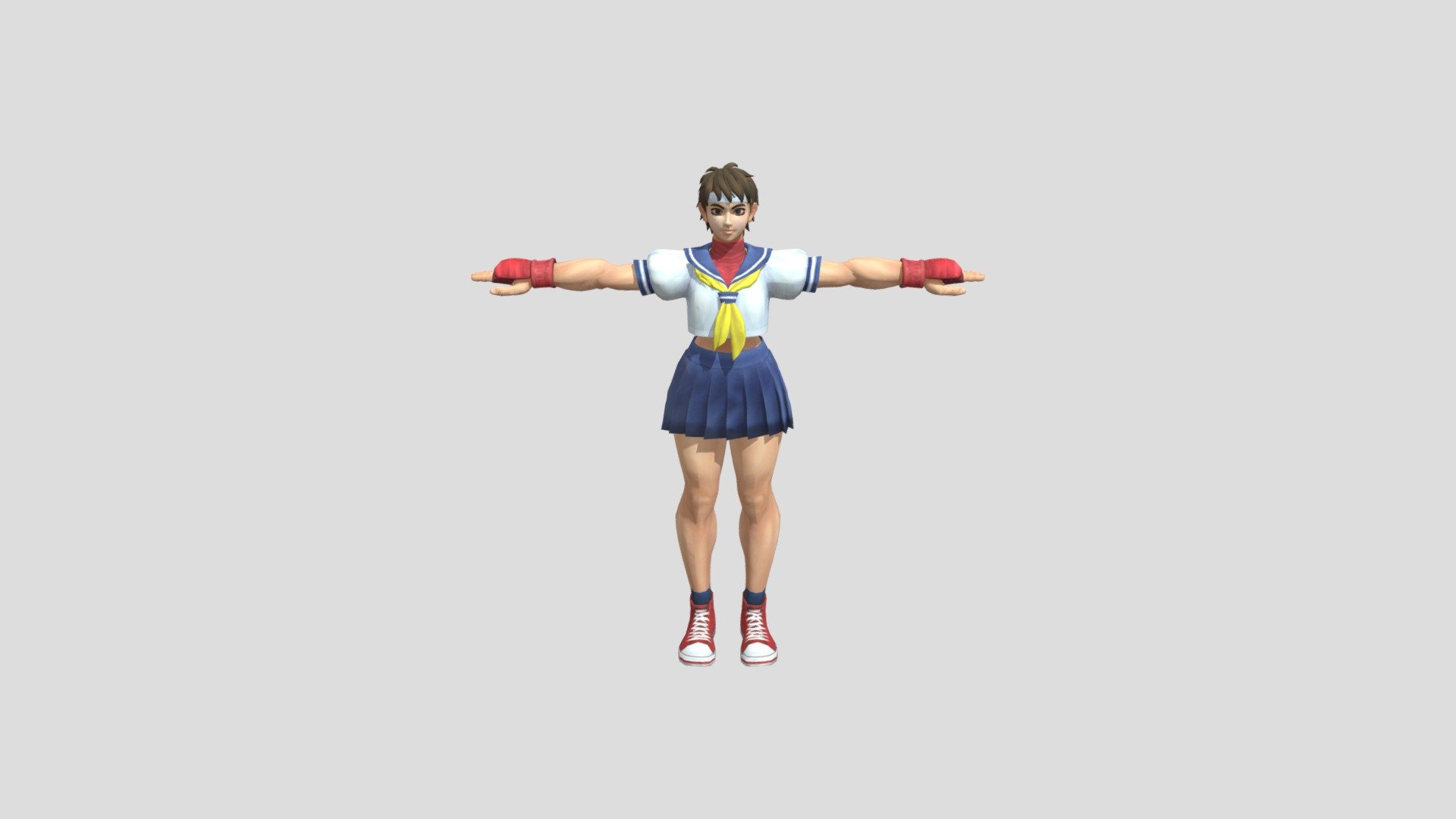 Sakura-Street Figther IV - Download Free 3D model by spongebobg87 ...
