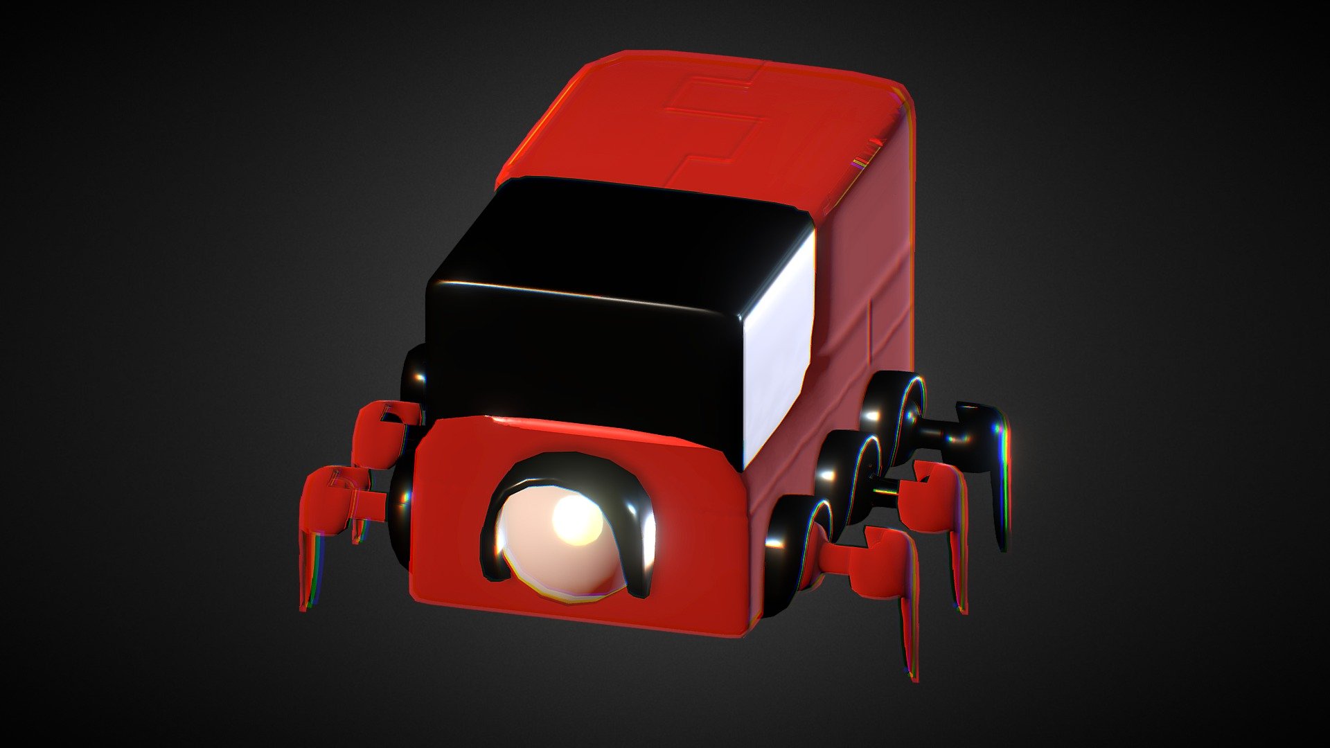 Vehicle Robot with a crab leg Animation - Download Free 3D model by ...