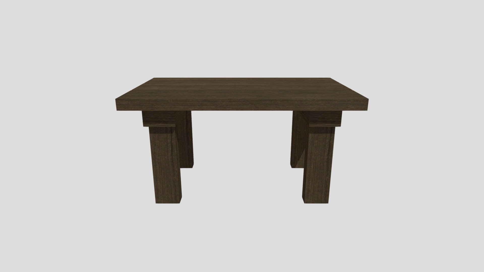 simple wood table - Download Free 3D model by 108bucky [9e3a6f3 ...