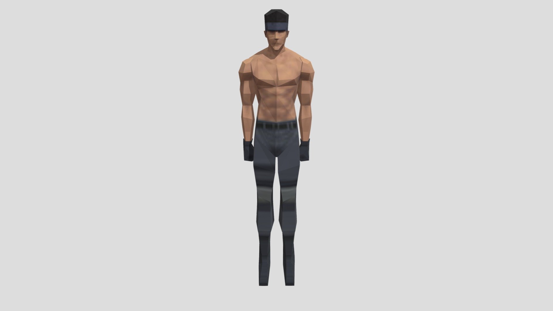Shirtless Solid Snake - Download Free 3D model by bobberxd [9e3b56c ...