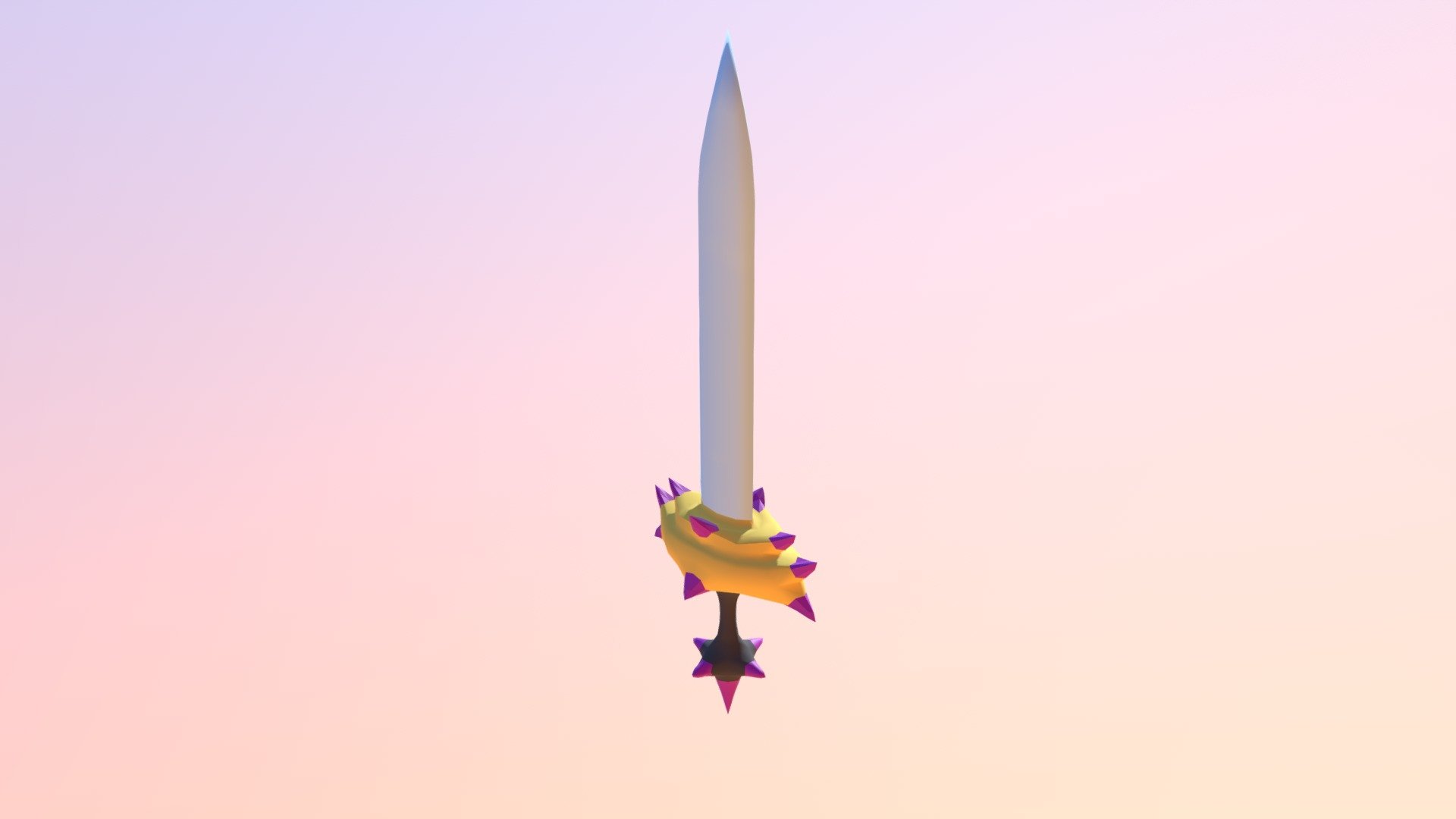 Spike Sword - 3D model by douglascp [9e3b6a6] - Sketchfab
