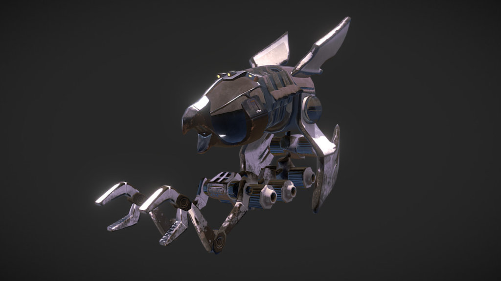 Bird Mech - 3D model by Mariana (@frozenflights) [9e3beb3] - Sketchfab