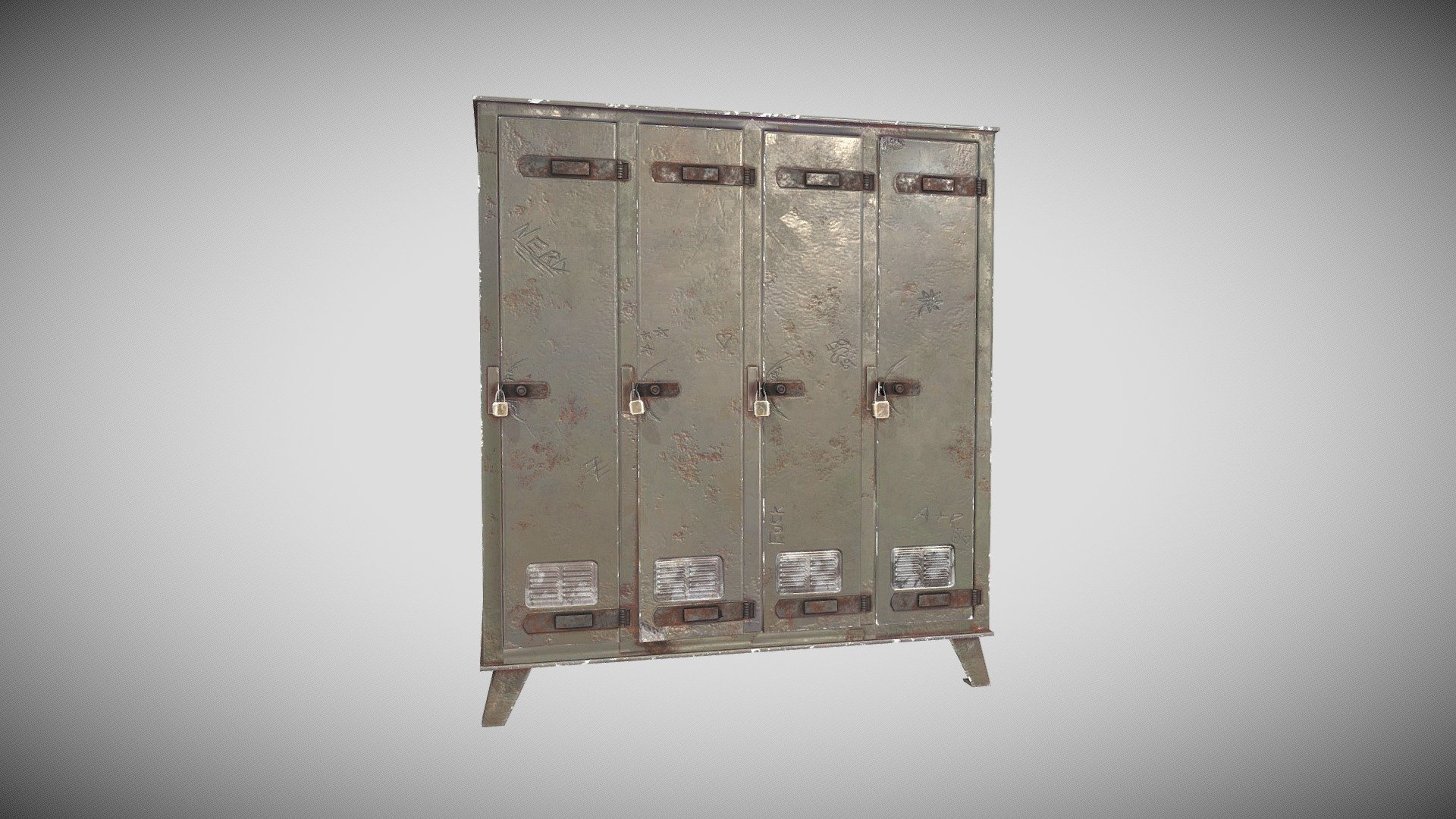 School Lockers - Buy Royalty Free 3D model by Stimz [9e3ca23 ...