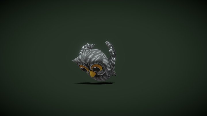Cartoon-owl 3D models - Sketchfab