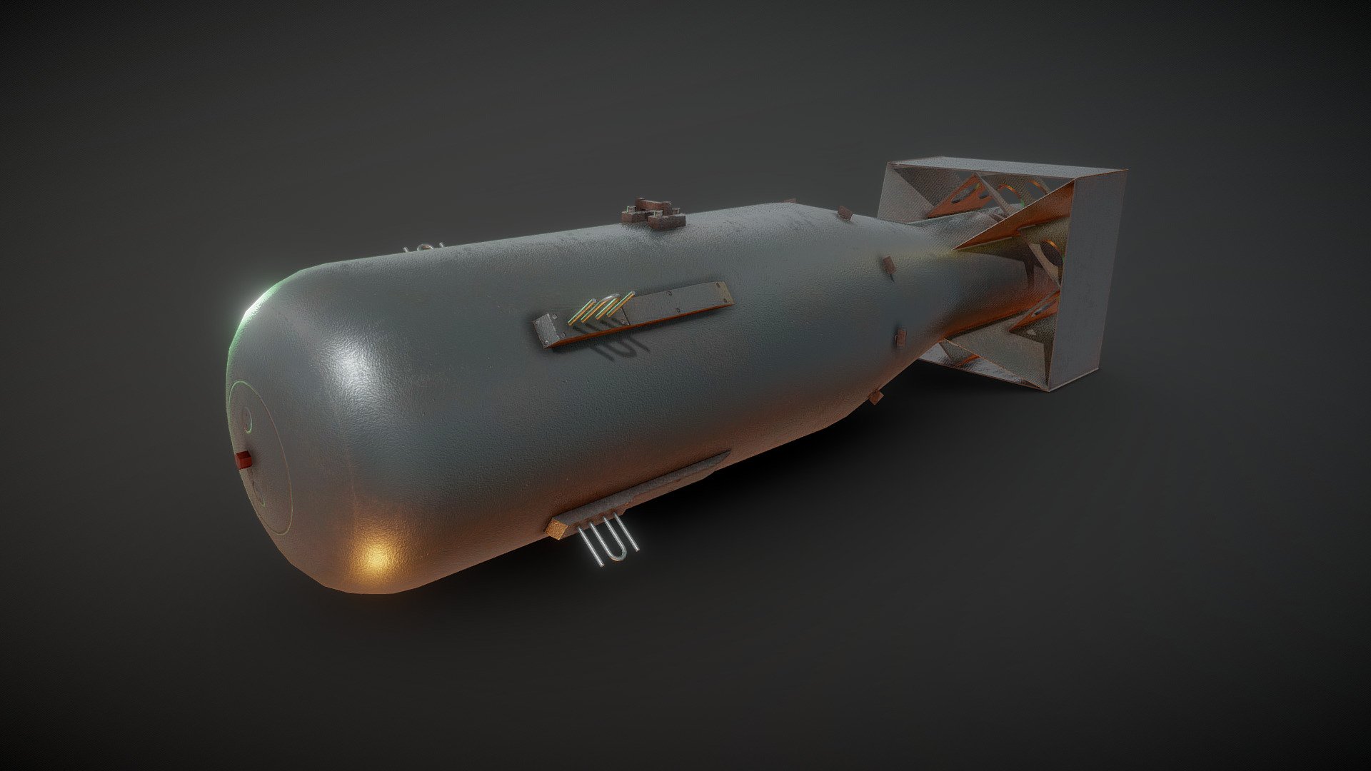 Little Boy Bomb - Buy Royalty Free 3D model by Rokay3D [9e401bb ...