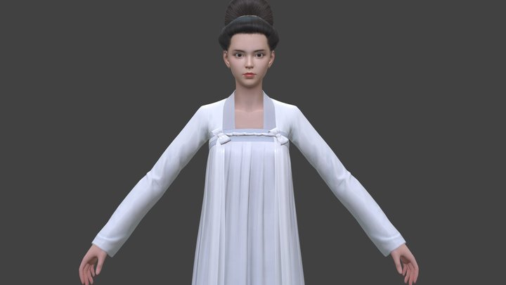 Hanfu 3D models - Sketchfab